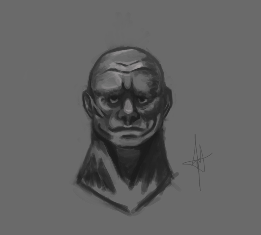 ArtStation - Bald Sketch