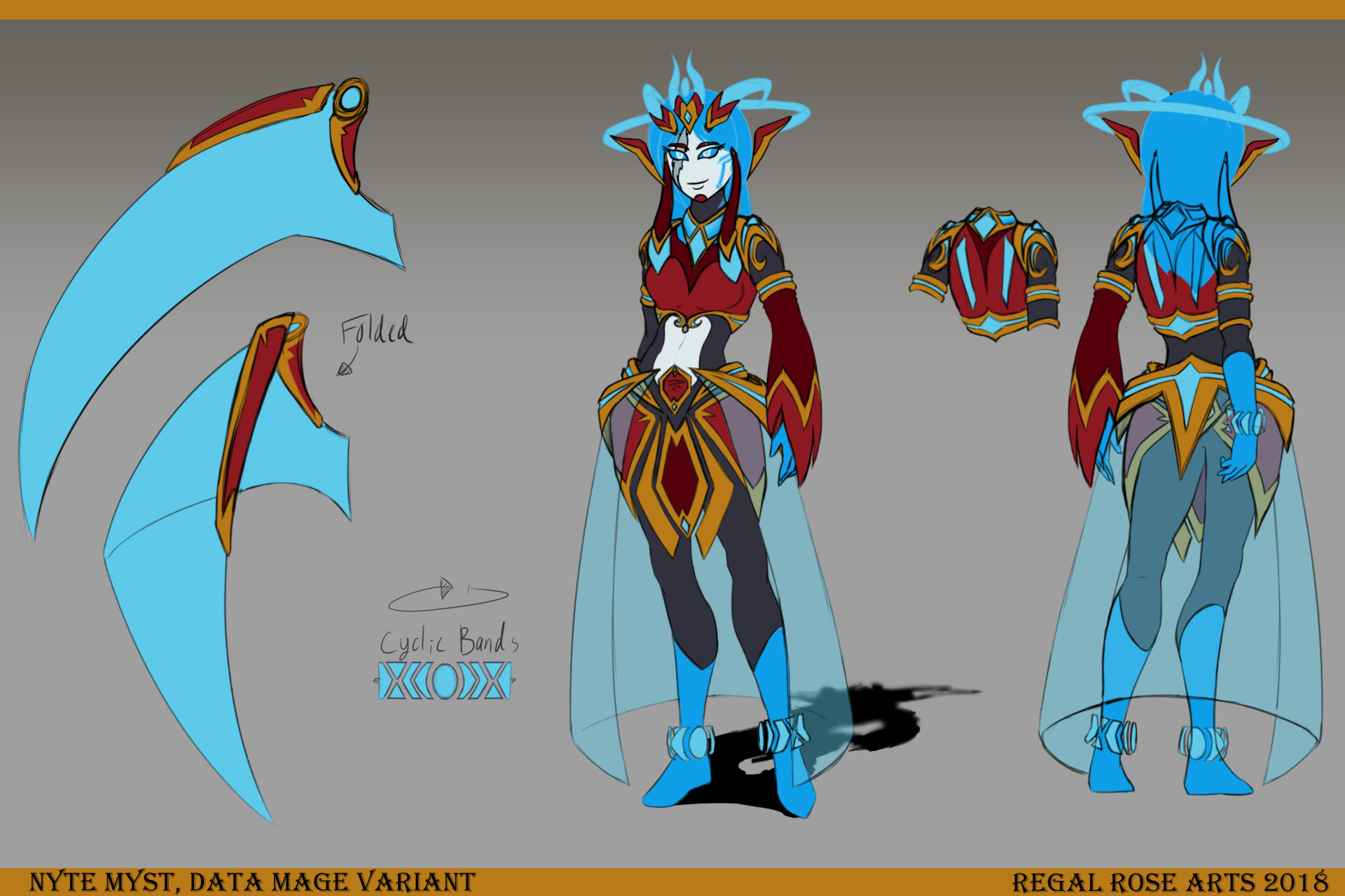 Phoenix Rose - Nyte Force: Zeta Code, protagonist concepts