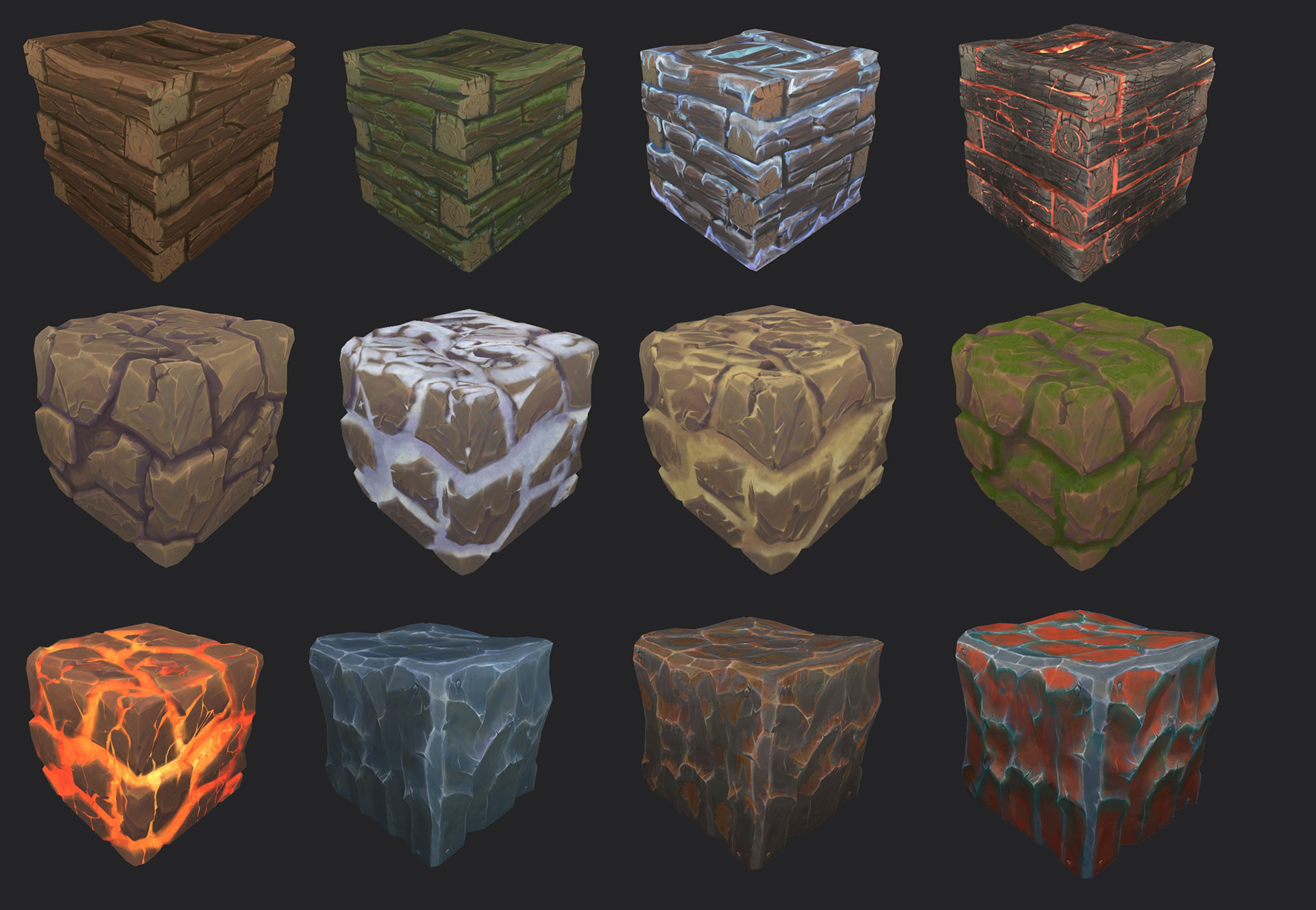 ArtStation - Texture Cubes