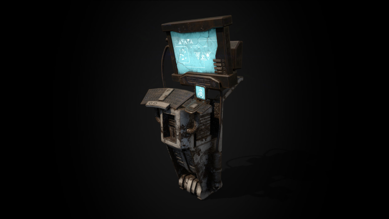 ArtStation - Sci-Fi Computer Terminal