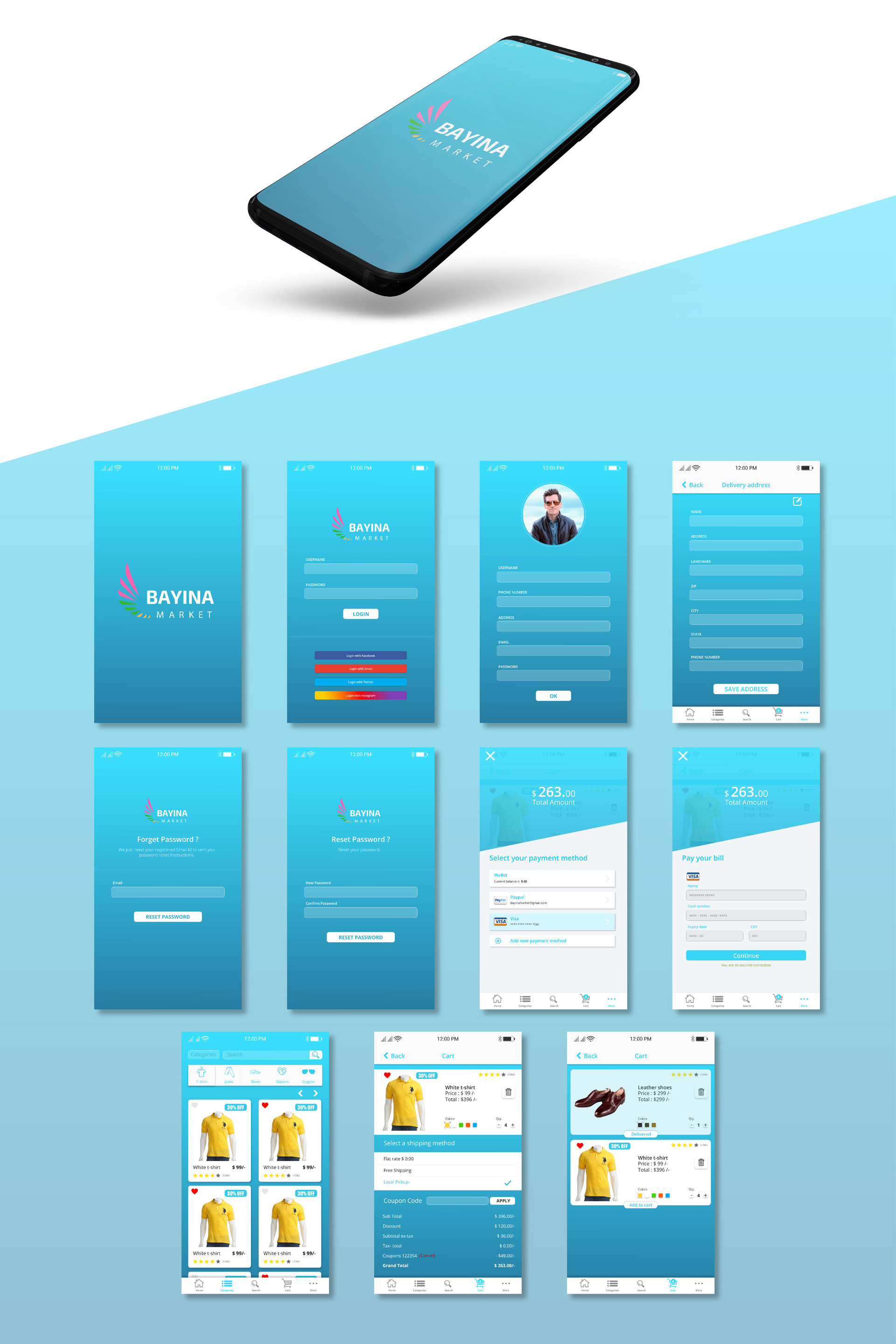 ArtStation - E commerce App design