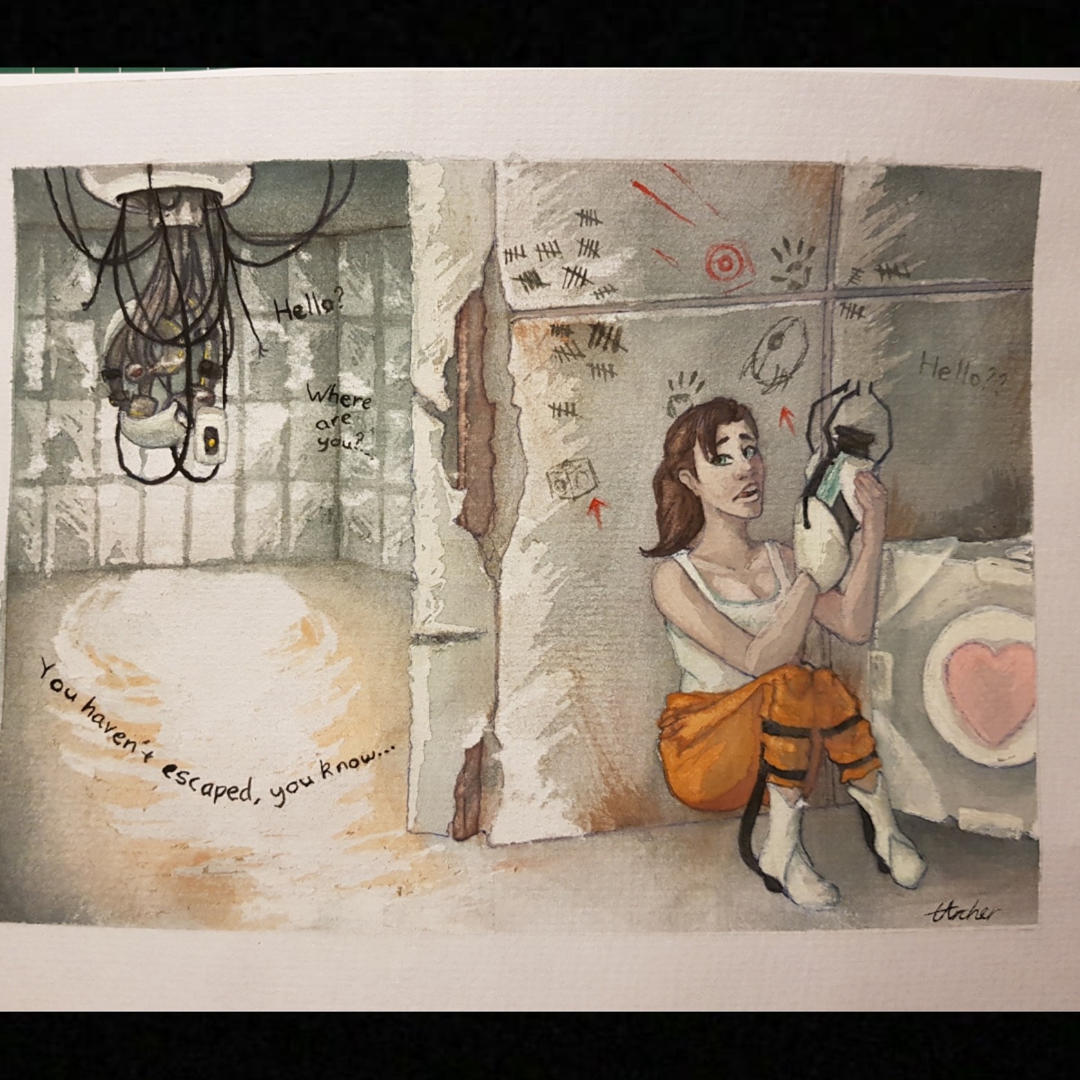 Ellen Archer - Commission: Are you still there?