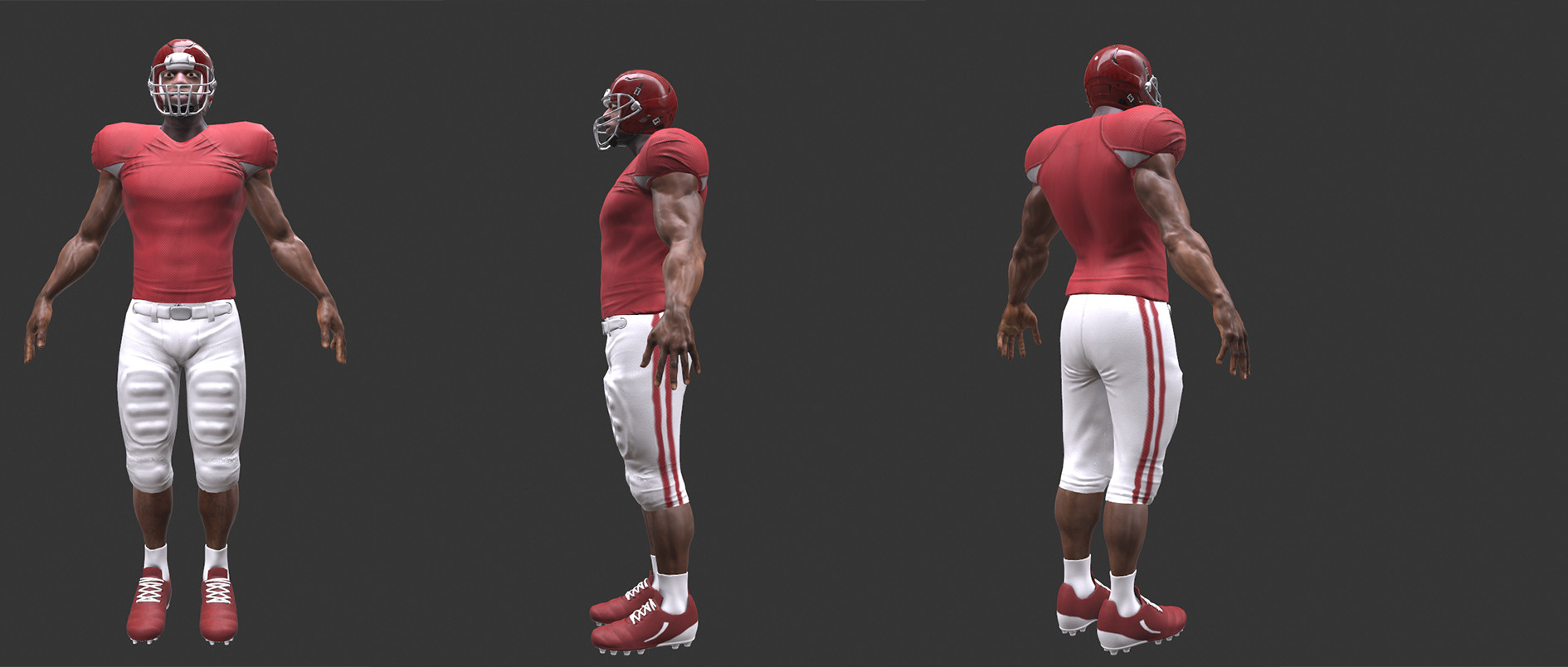 ArtStation - Football Players Character set.