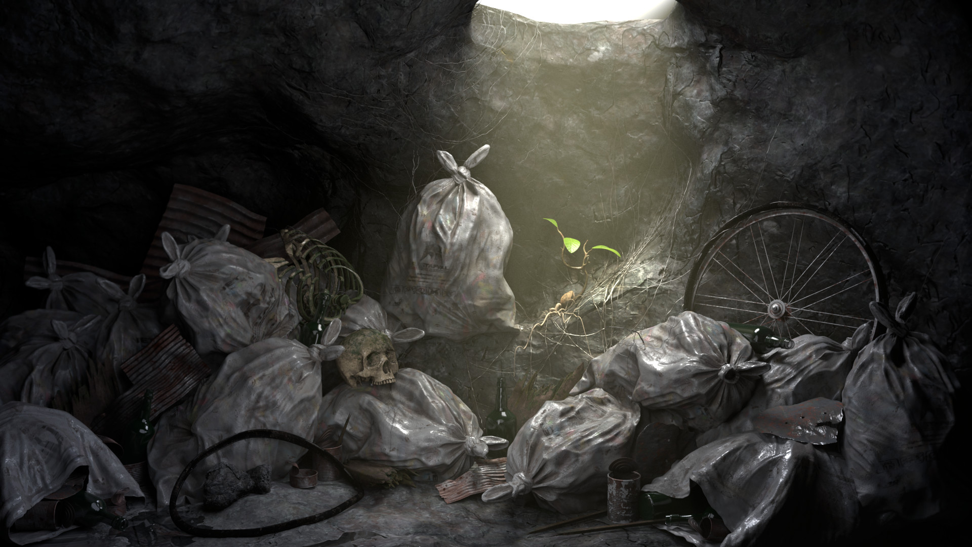 ArtStation - Dystopian Scene