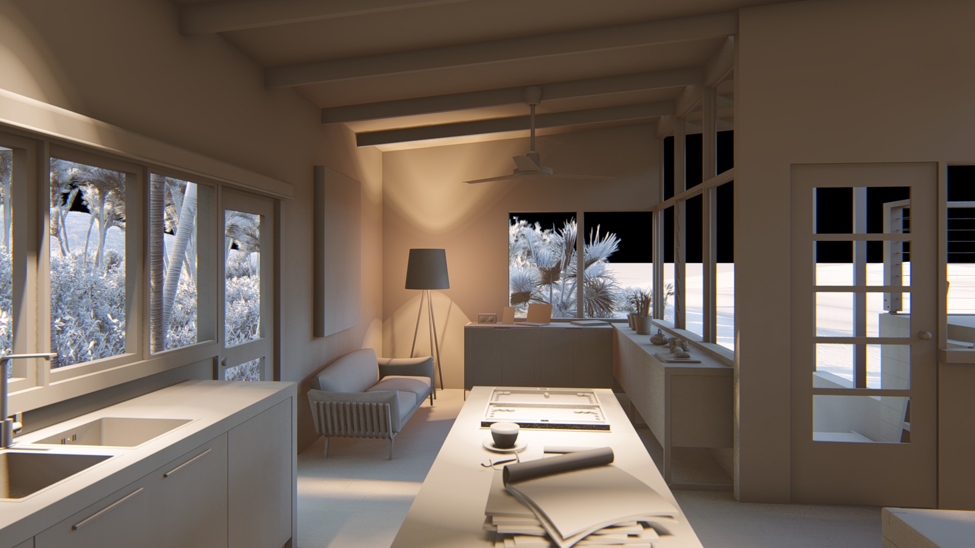 Ar.Vishva Deepak Singh - Beach House | Exterior Views | Interior View