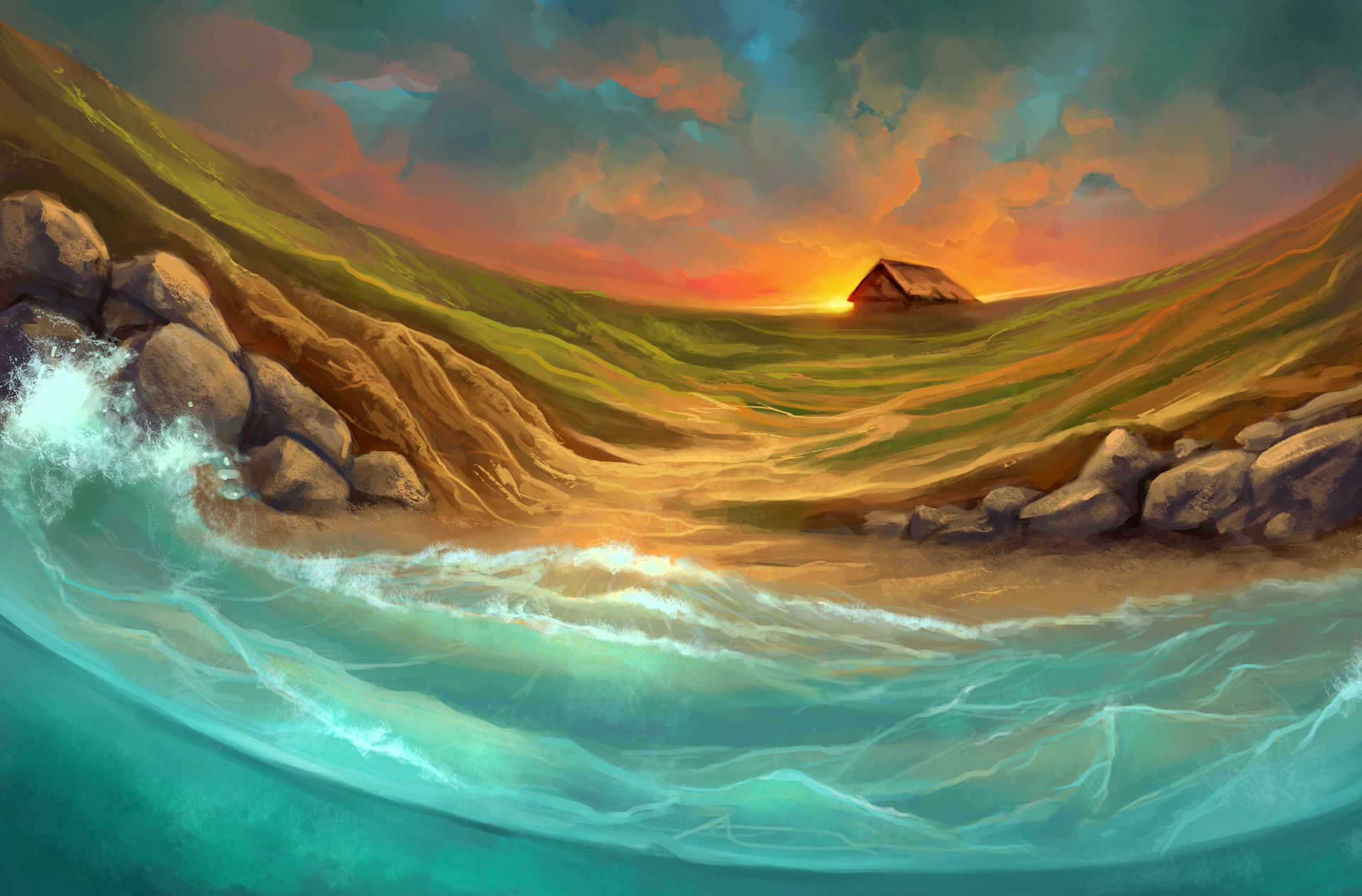 ArtStation - Environment illustration