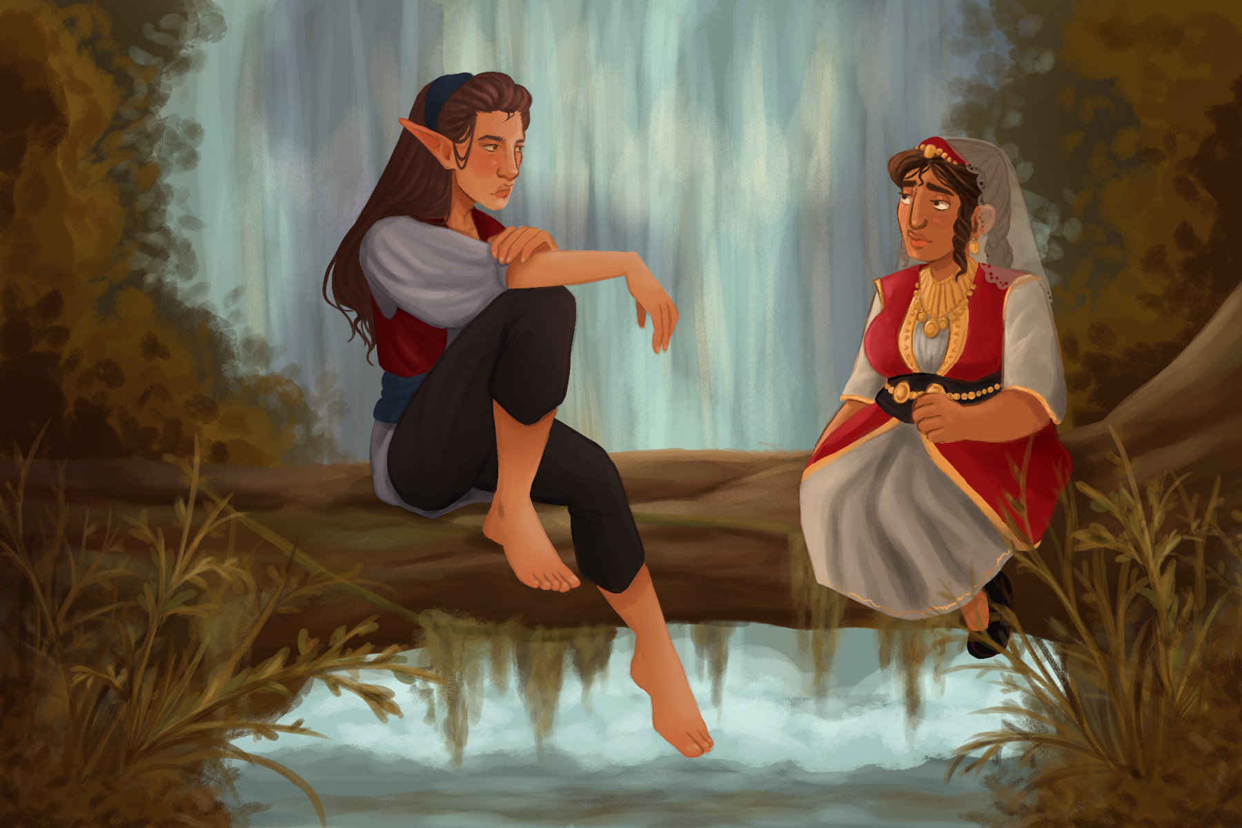 ArtStation - Elf and Dwarf