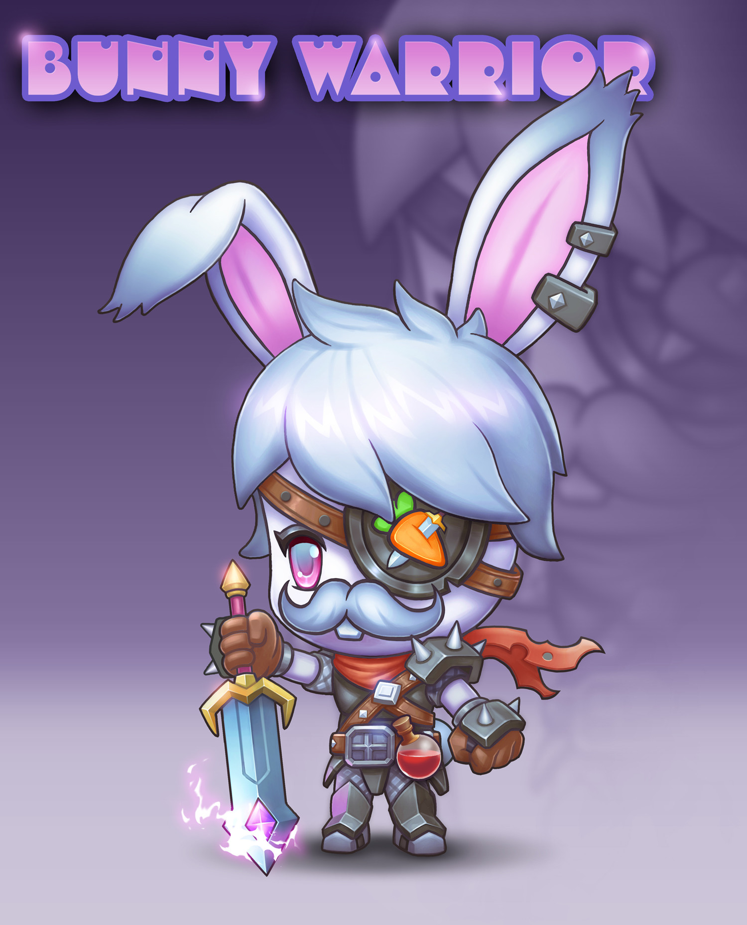 ArtStation - BUNNY WARRIOR and more！ more！ more