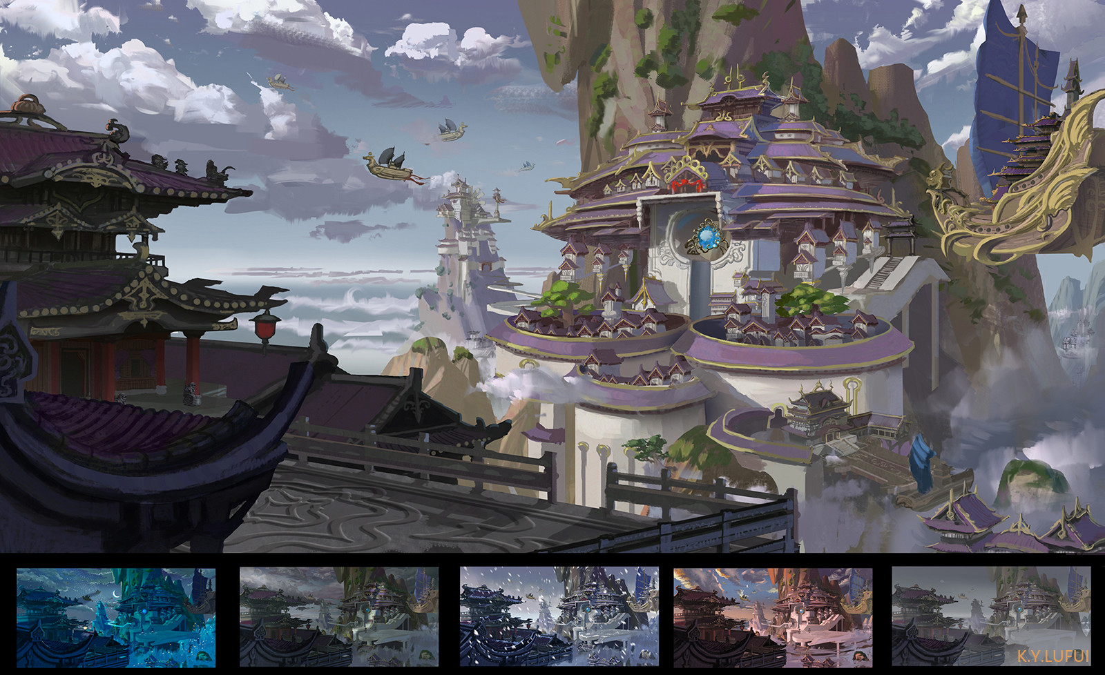 ArtStation - weather change practice