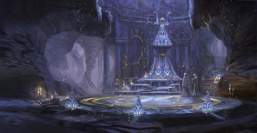 ArtStation - altar cave