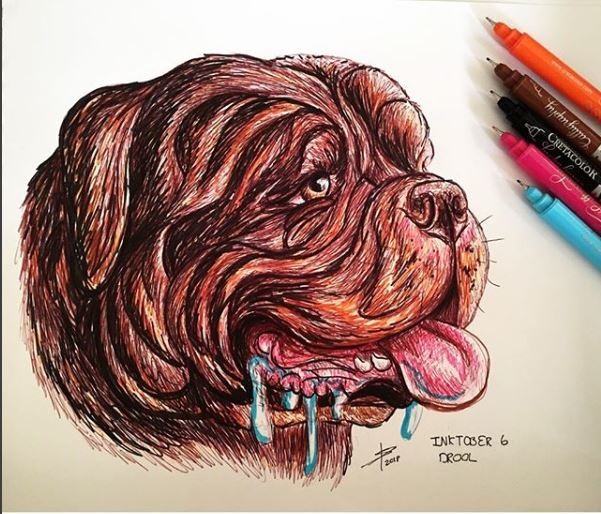 ArtStation - Inktober prompt 6: DROOL