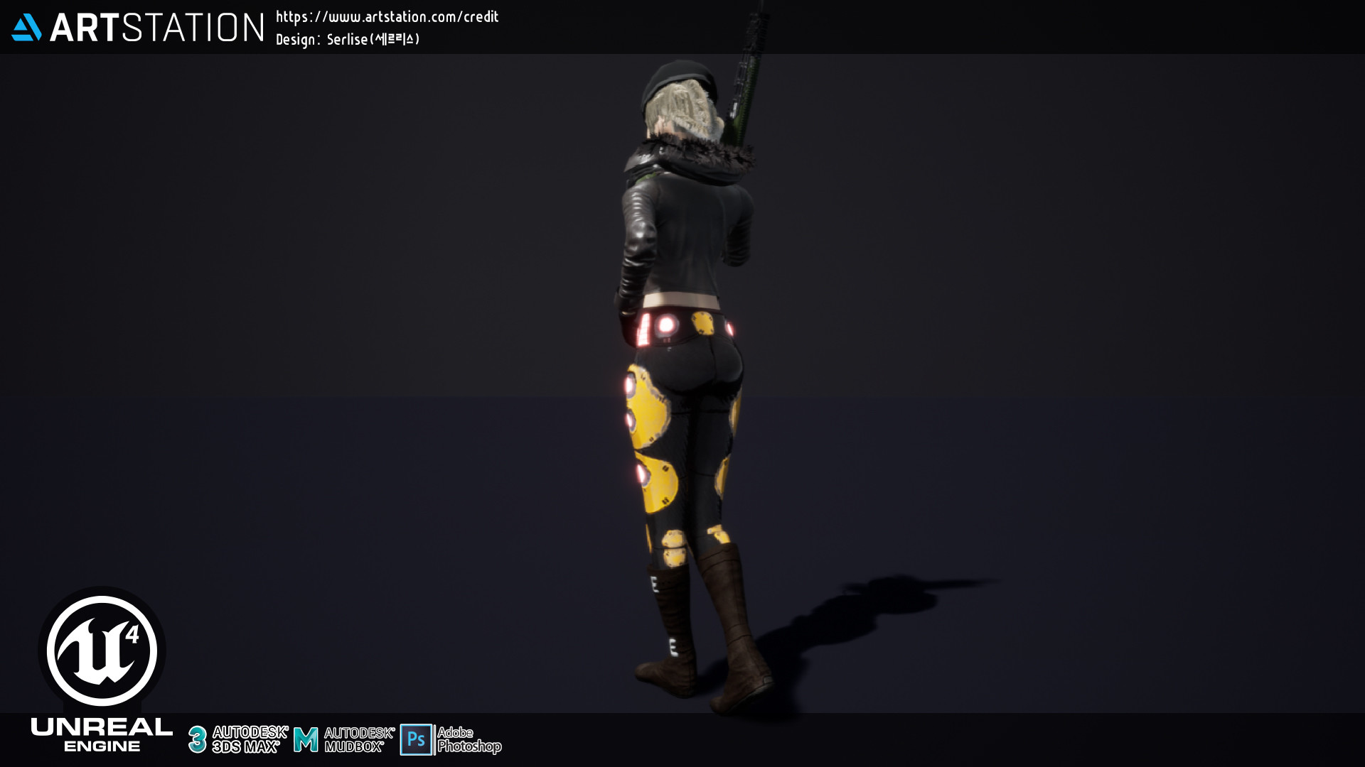 ArtStation - Future commando Girl