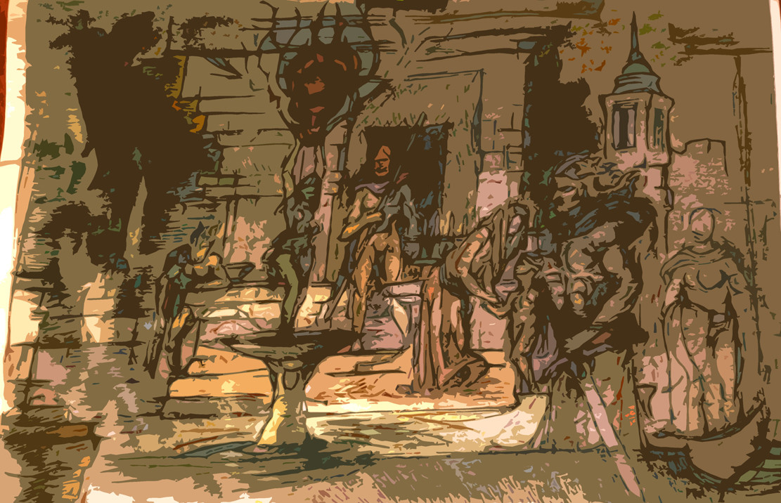 ArtStation - arcane composition color