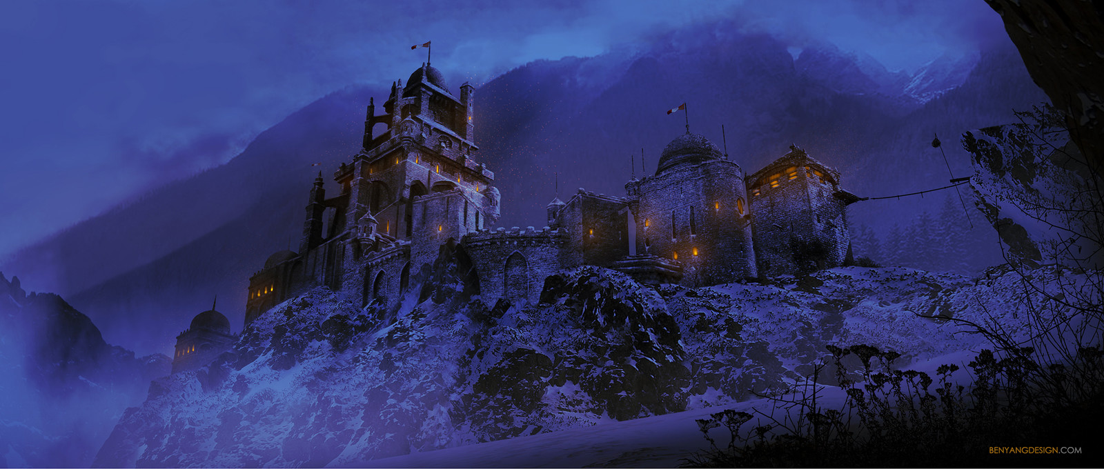 Benjamin Yang - DIGIC Matte painting test