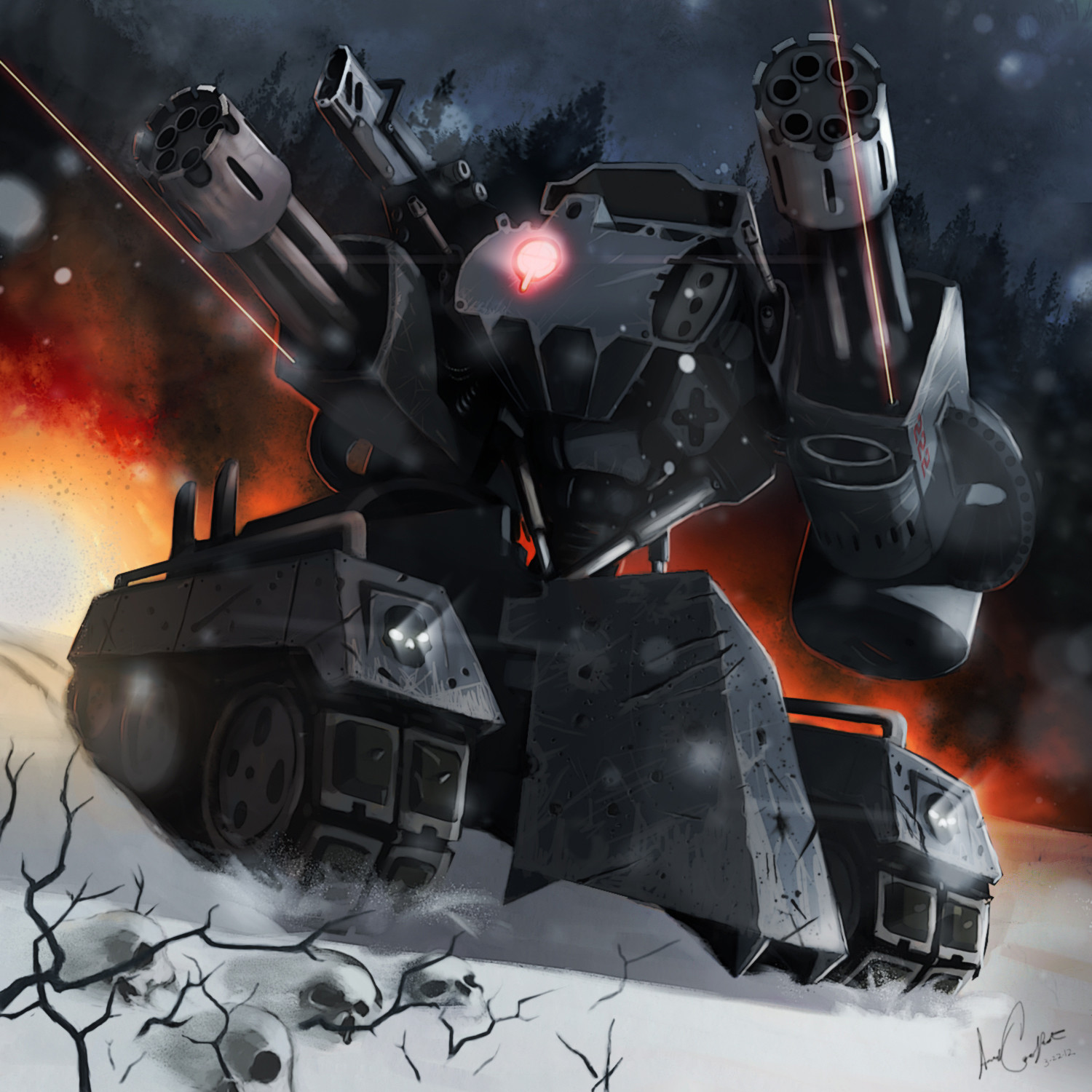 ArtStation - Remote Fighting Unit