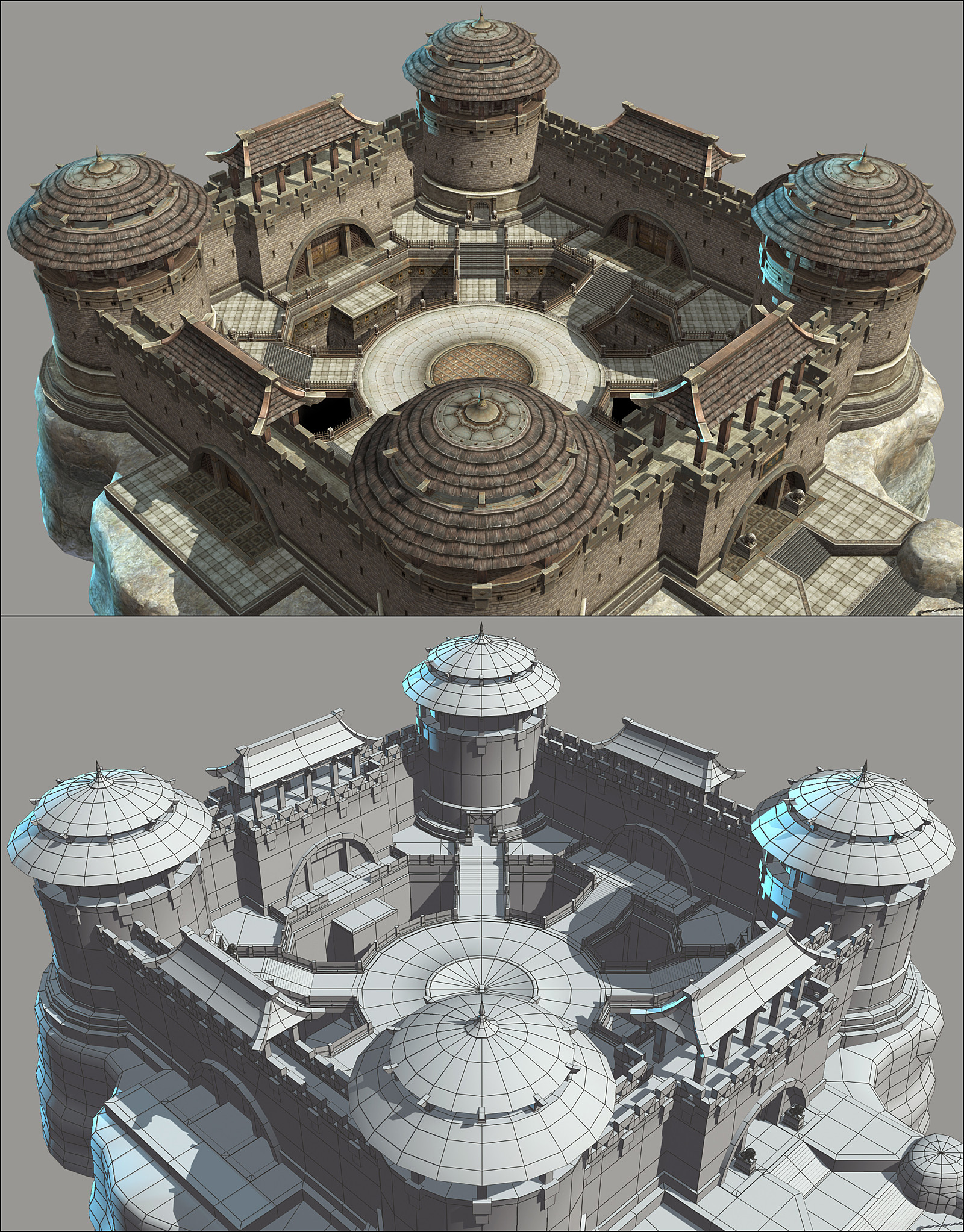 ArtStation - 3D game scene