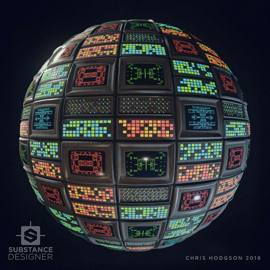 Chris Hodgson - Sci-Fi Retro Computer Displays