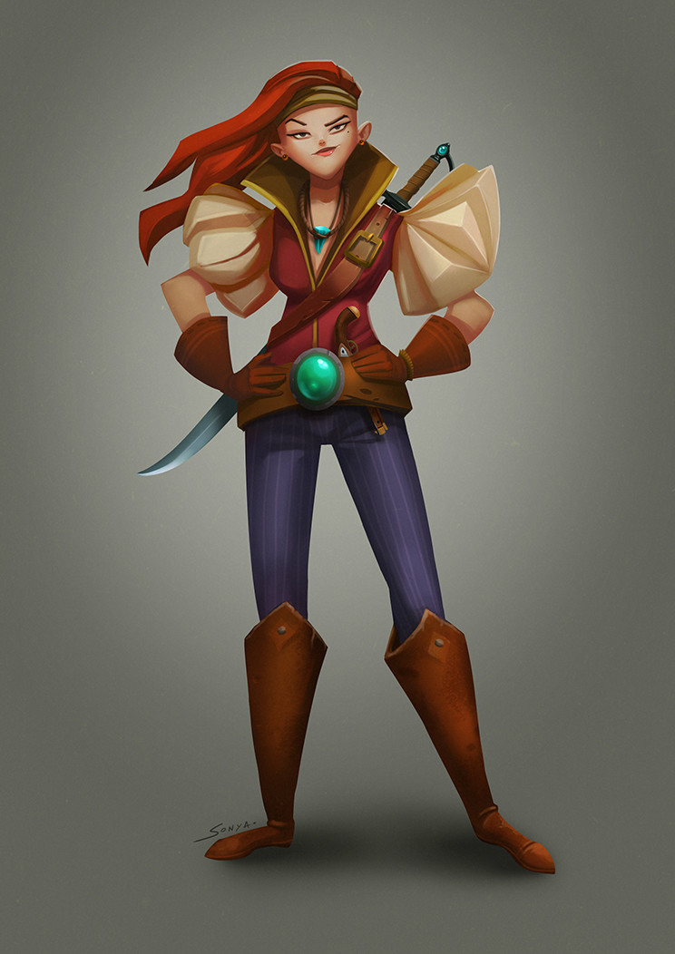 ArtStation - Pirate girl