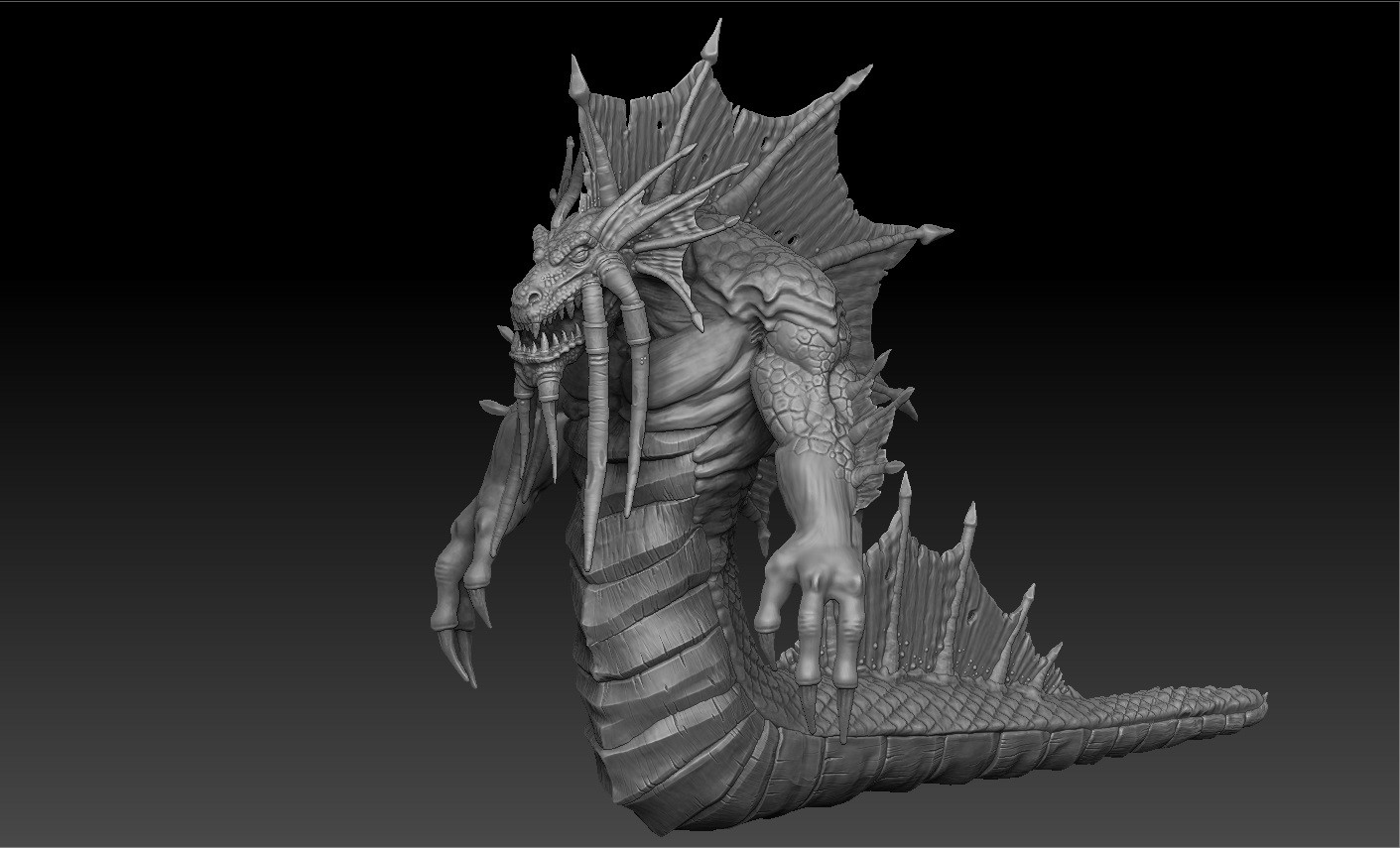 ArtStation - Naga fan art World of Warcraft