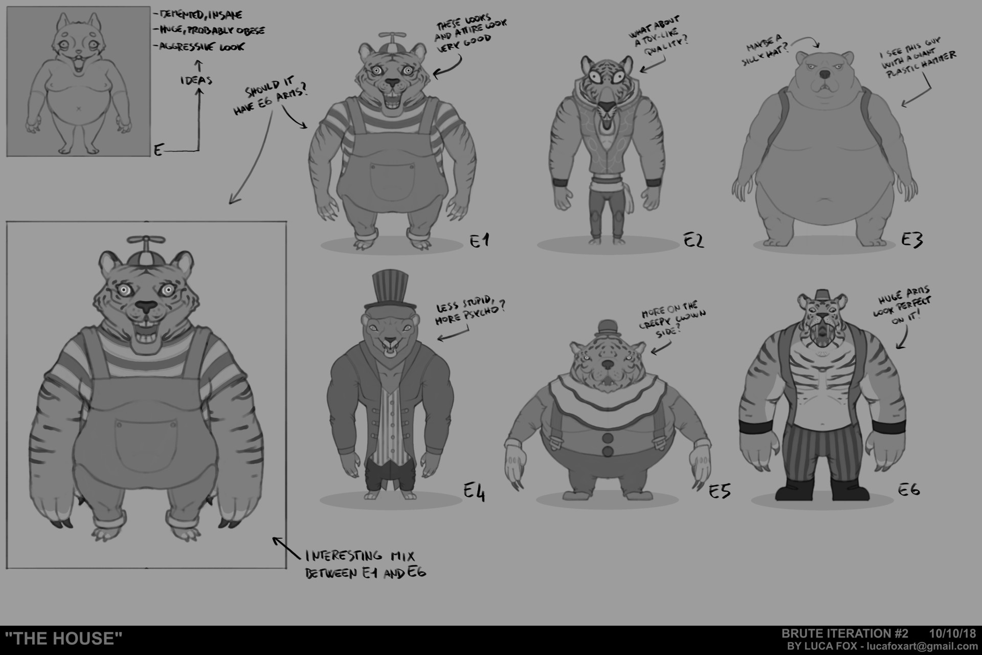 ArtStation - Brute Iteration #2 - Model E, Elaboration