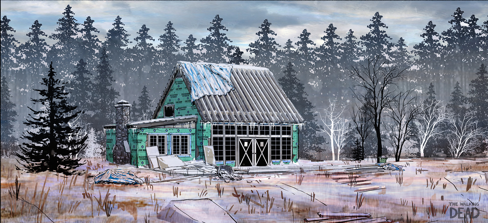 Jesse Maccabe - The Walking Dead: Season 2 Concept Art