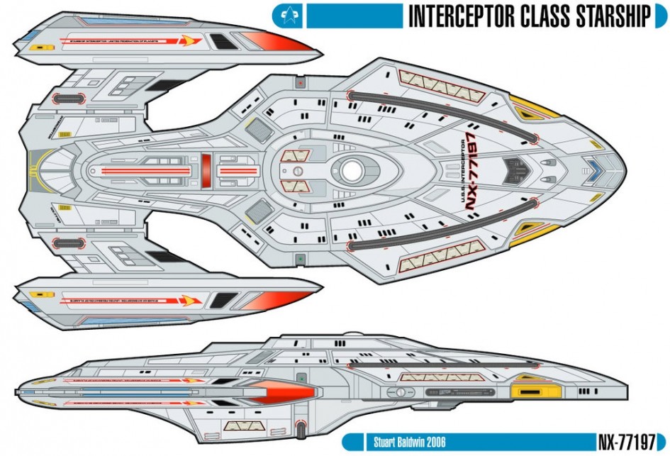 Michael Zock - WIP - Star Trek TNG Interceptor Class Bridge