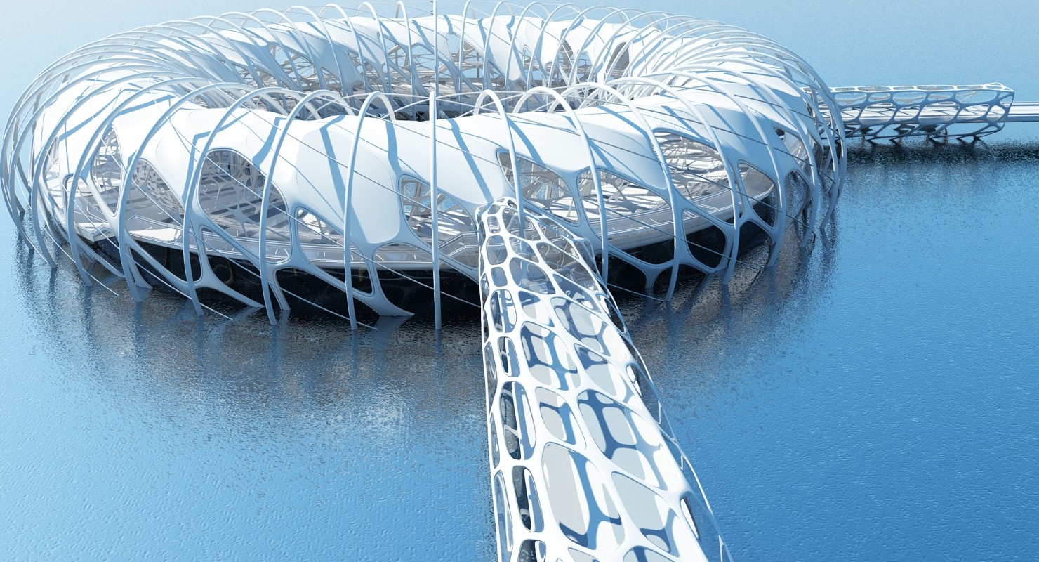 Giimann . - Futuristic Architectural Structure 17