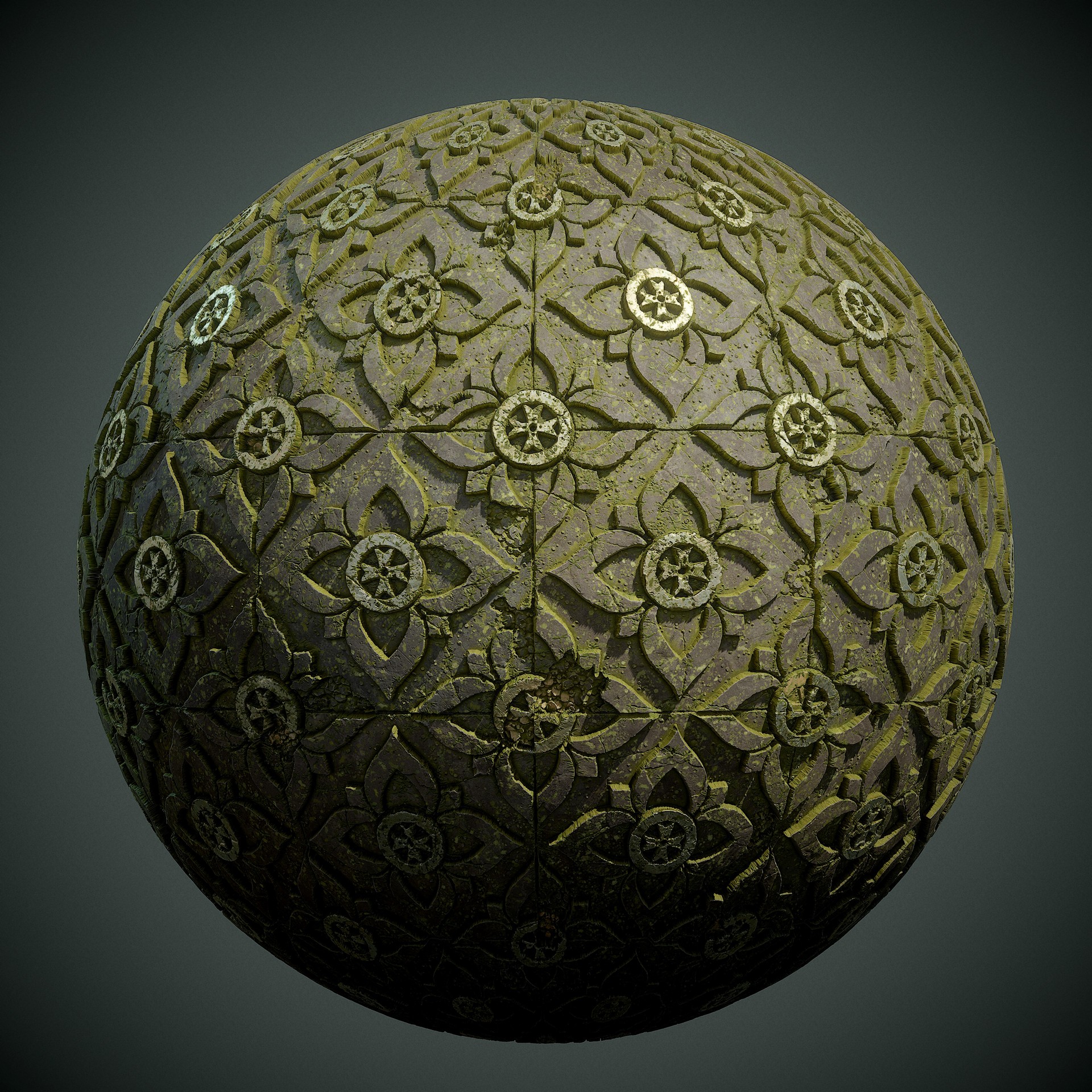 ArtStation - Flower Pattern Tiles