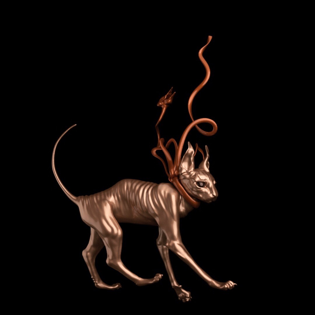 ArtStation - Sphynx cat