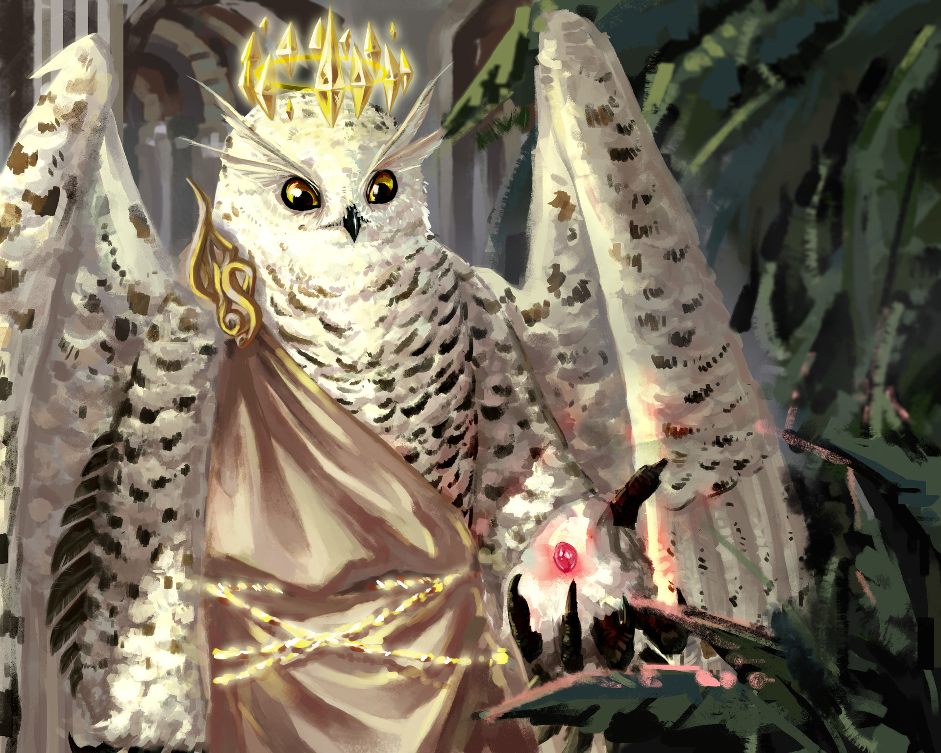 ArtStation - god owl