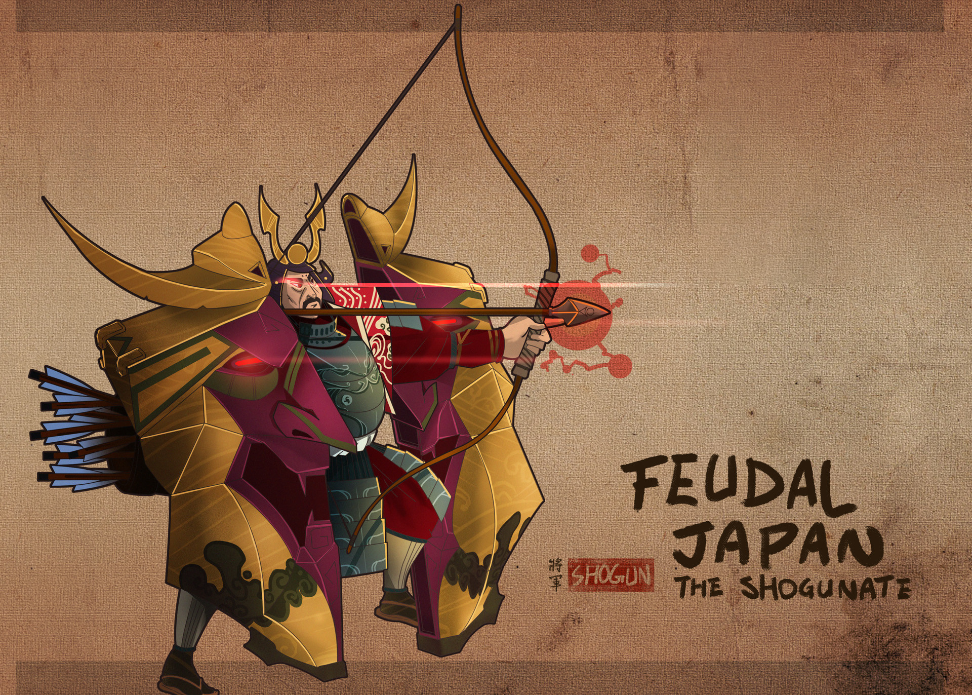 PoYang Liao - Feudal Japan: The Shogunate Character Design