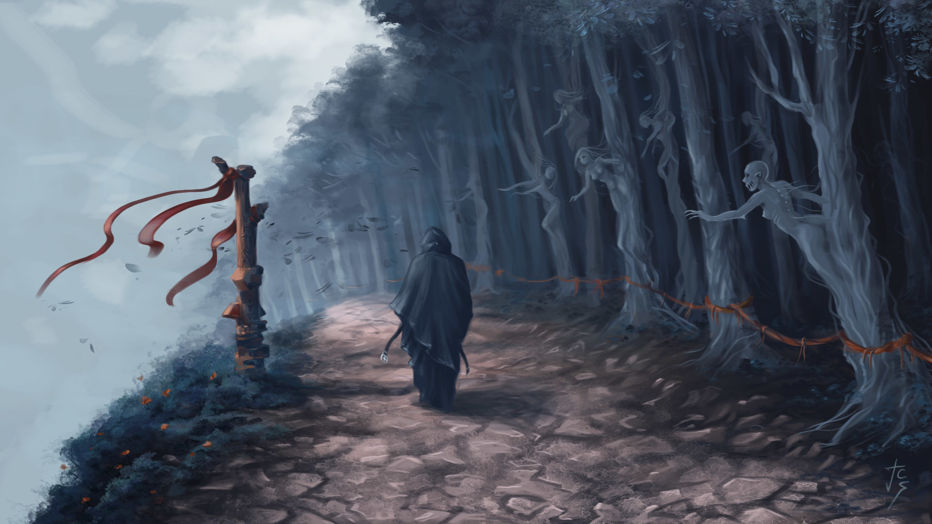 ArtStation - dryad forest