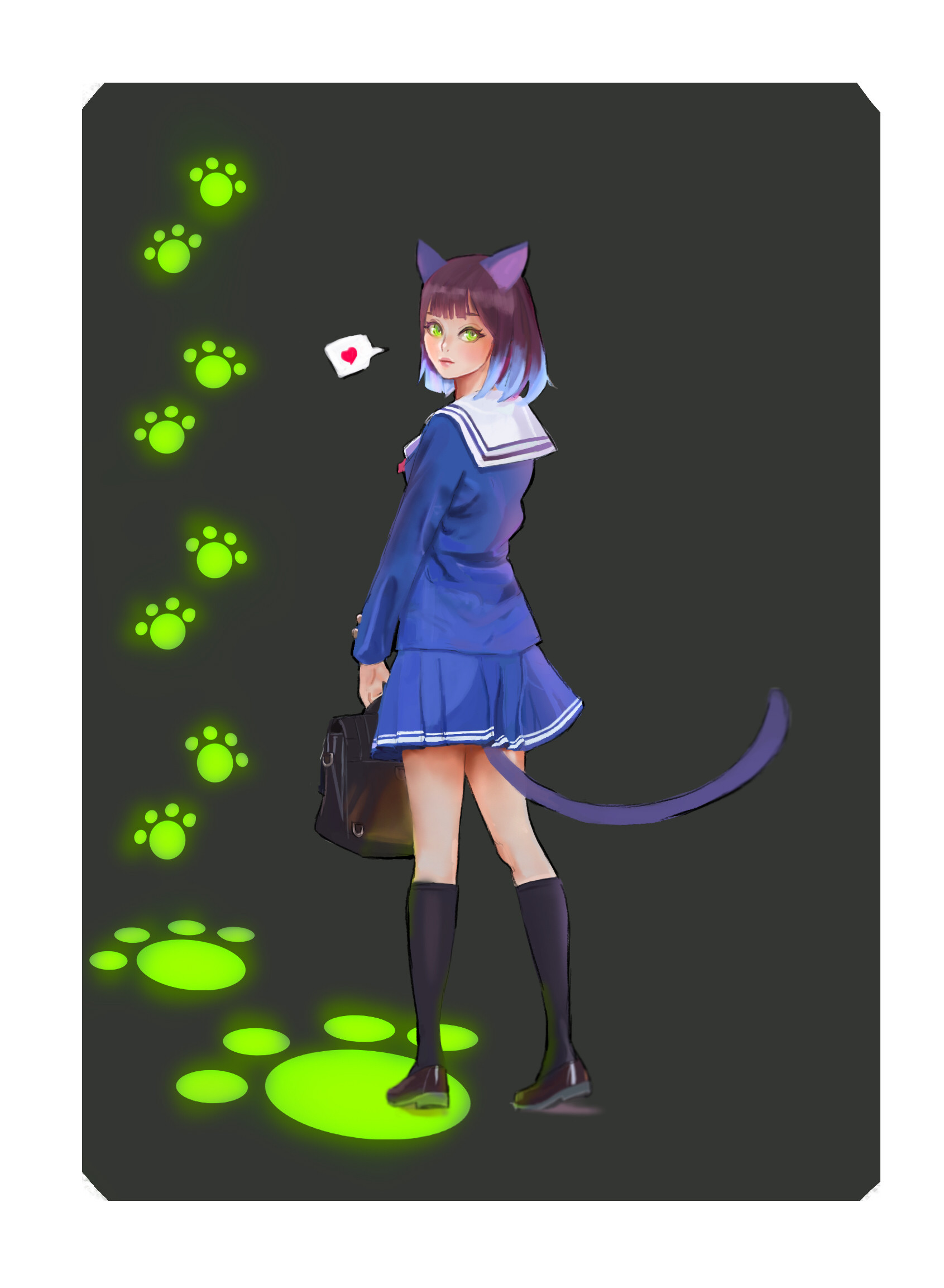 ArtStation - neko girl