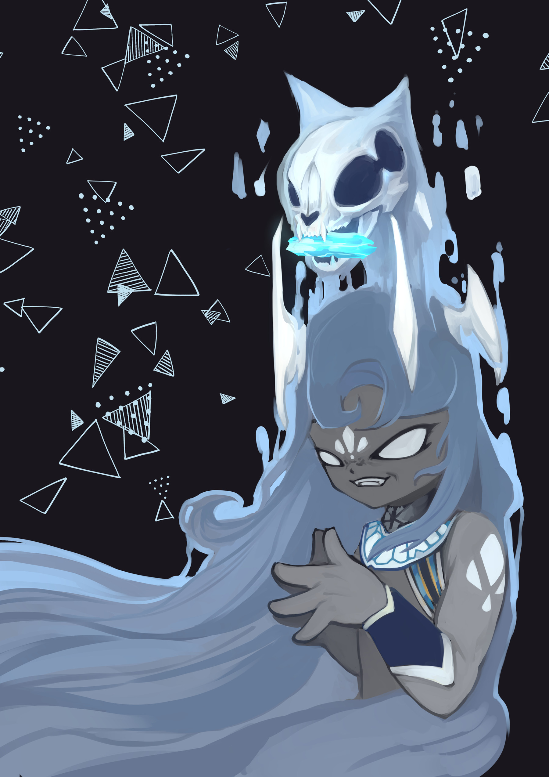 ArtStation - Skull cat