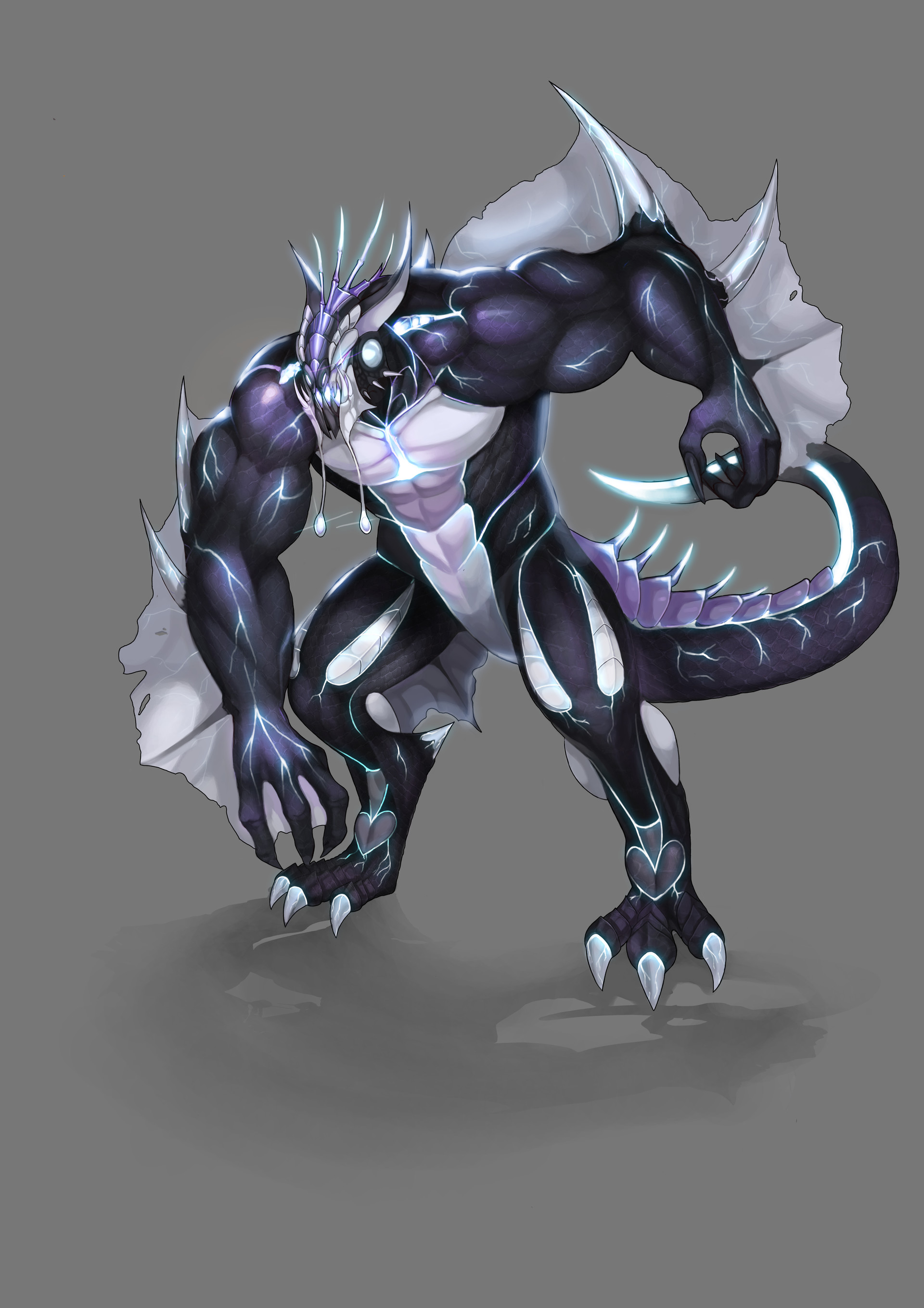 ArtStation - electric bat monster