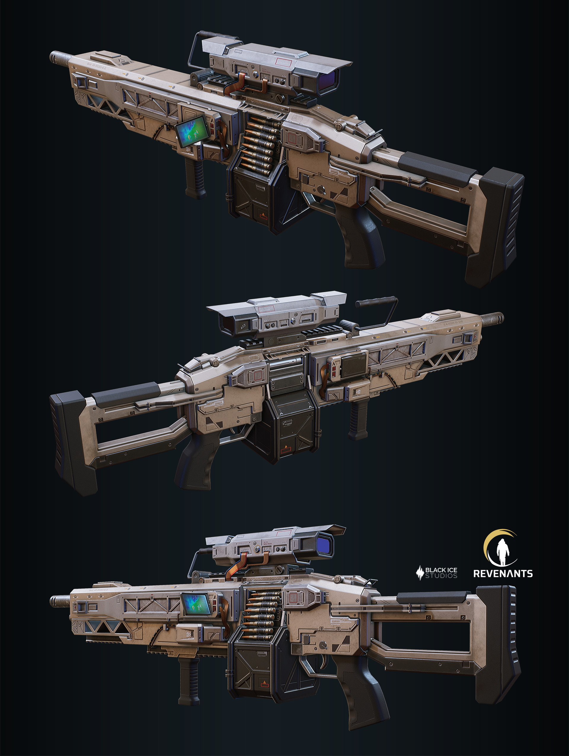 ArtStation - West Front-Line Heavy Machine Gun