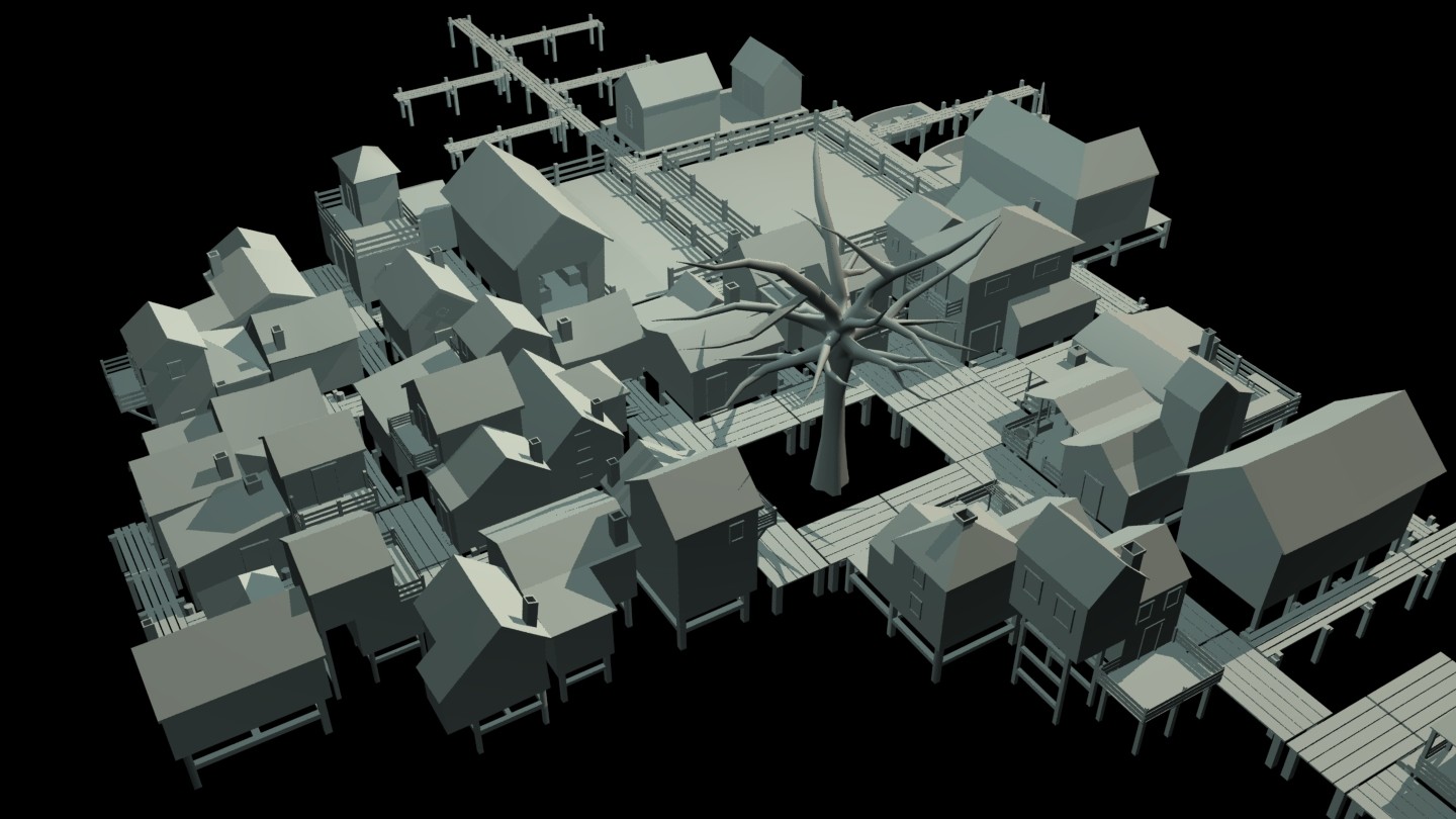 ArtStation - Swamp Village
