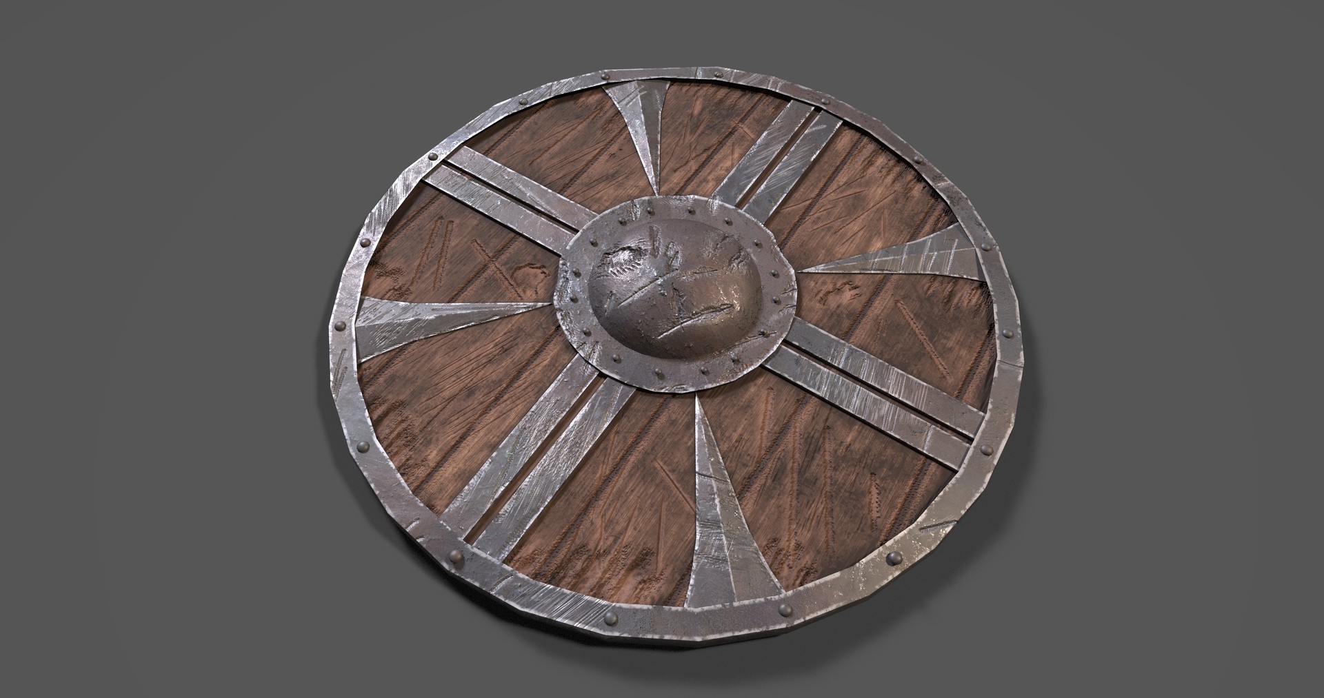 ArtStation - Wooden Shield - Prop Art