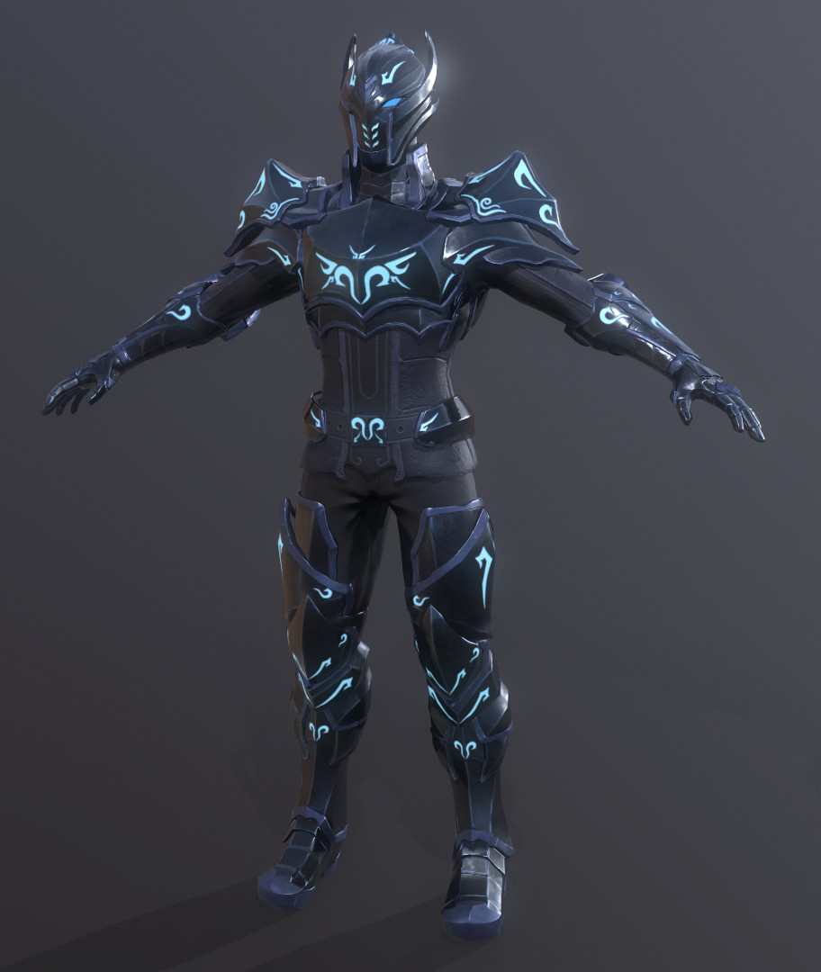 Bruno Sidarta - Shadow Armor for a Medieval High Fantasy Theme