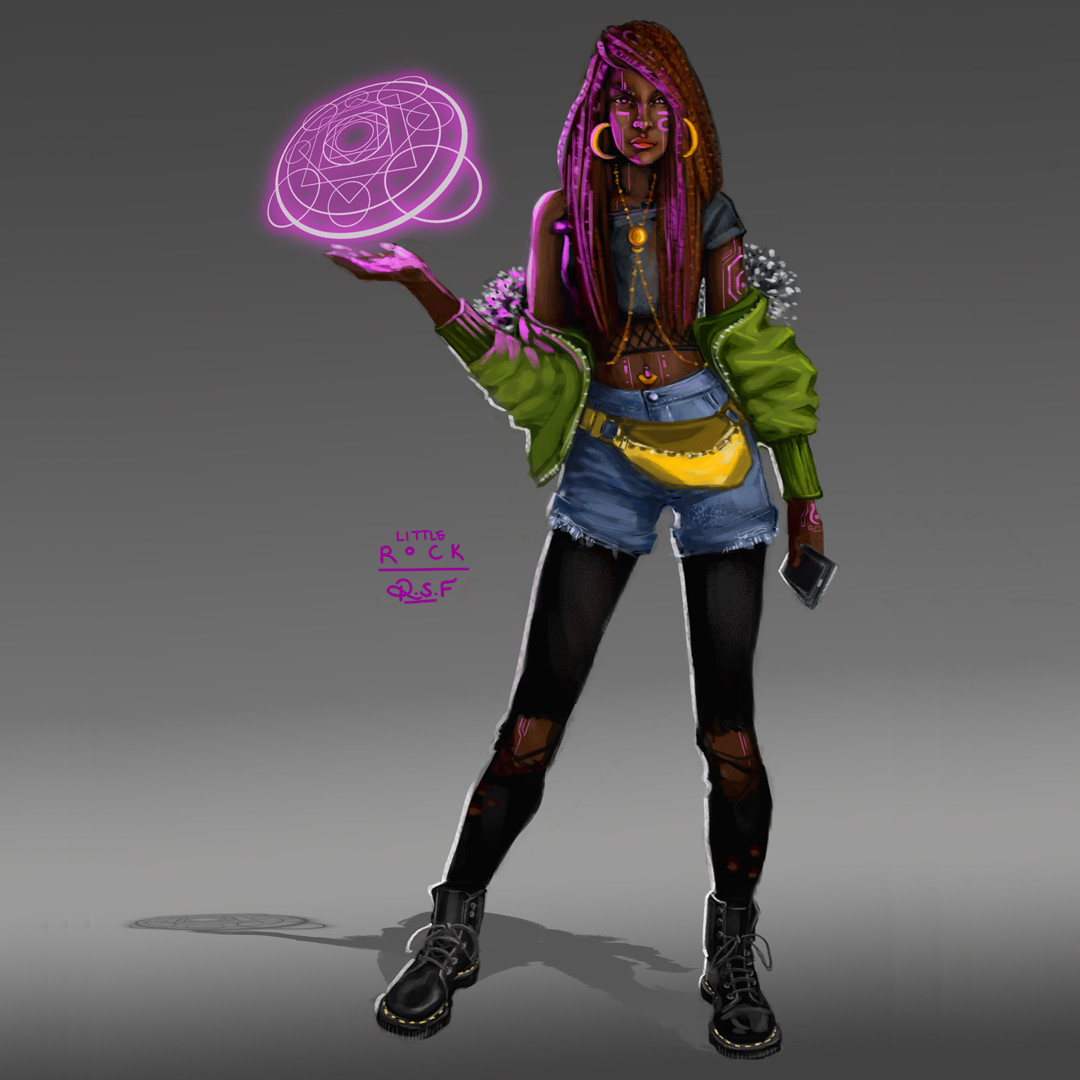 ArtStation - Techno Street Mage