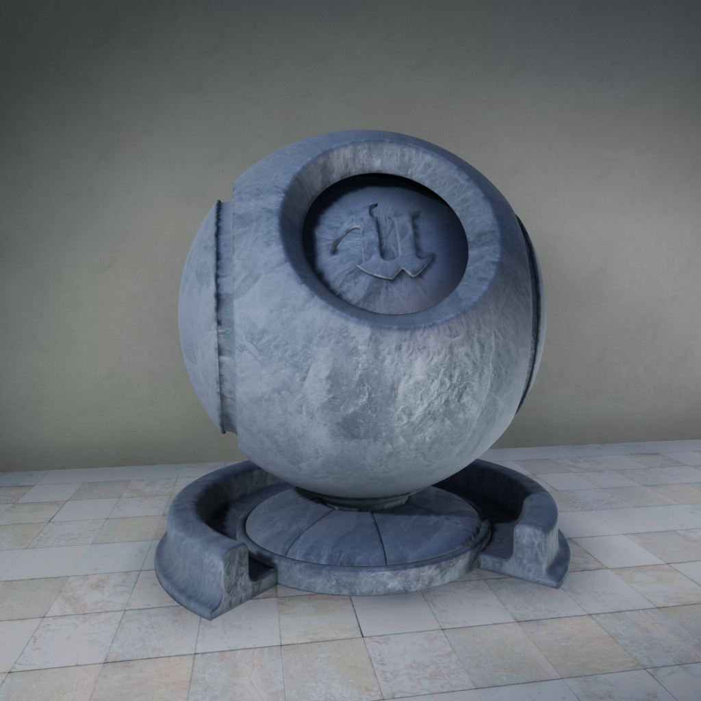 Augusto Batista - Material Samples Rendered In-Engine (2016)