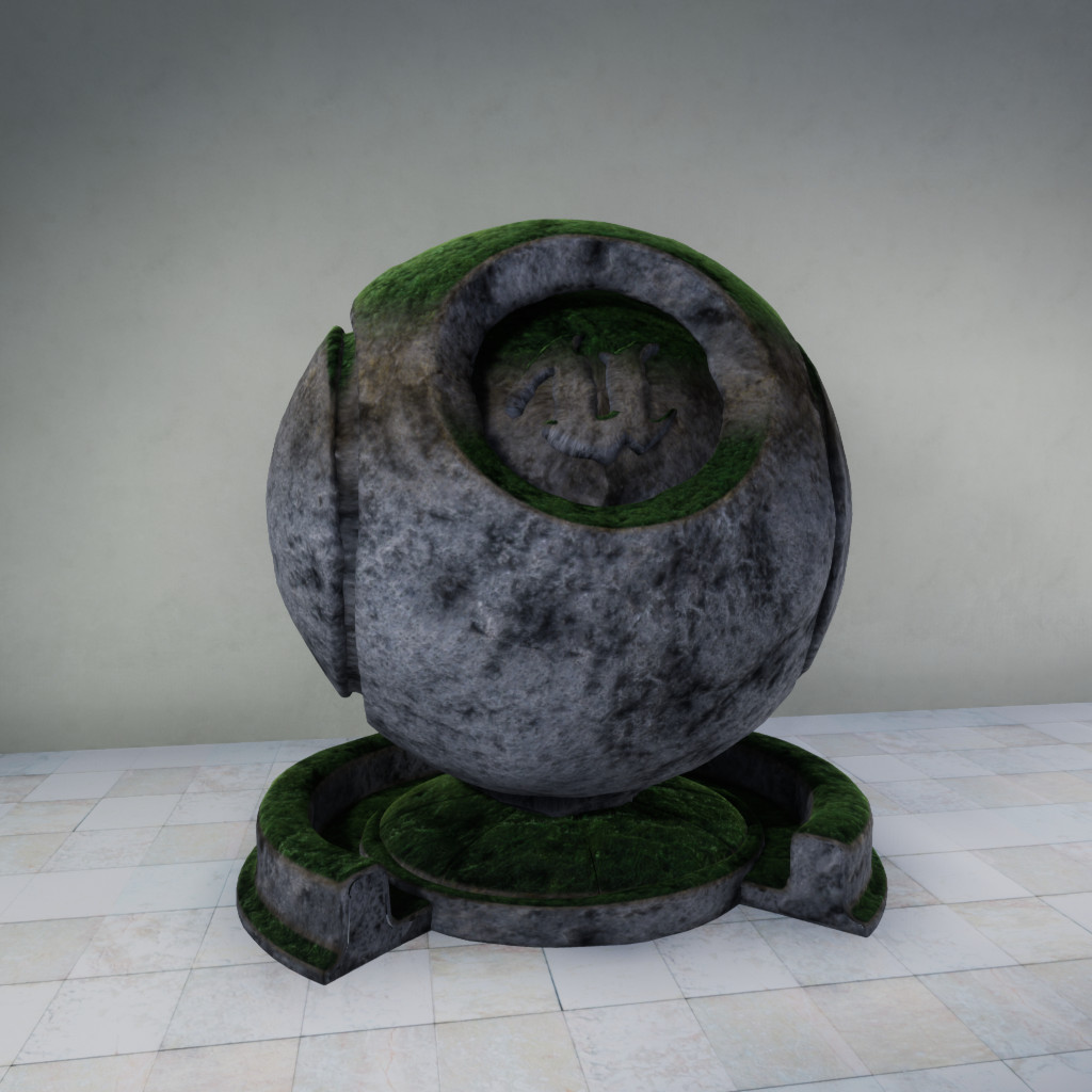 Augusto Batista - Material Samples Rendered In-Engine (2016)