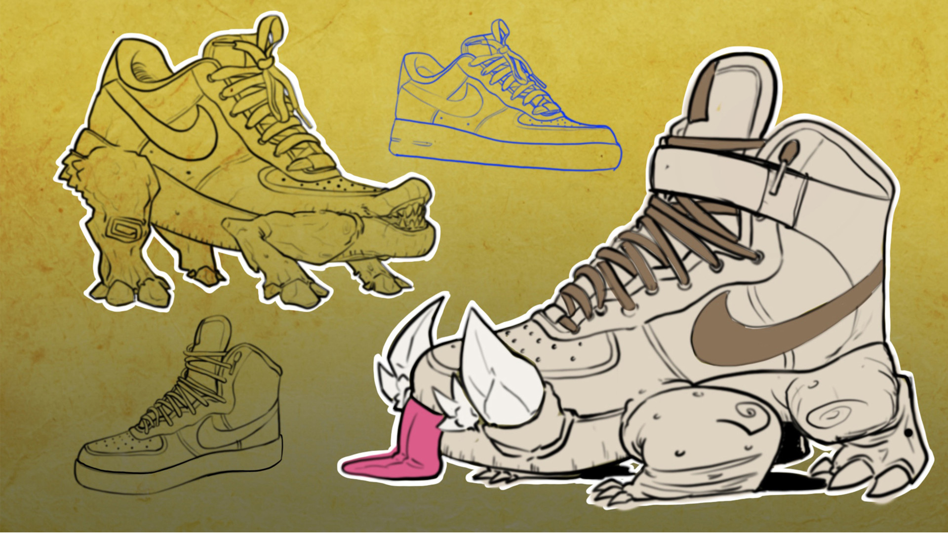 ArtStation - Sneakers monster