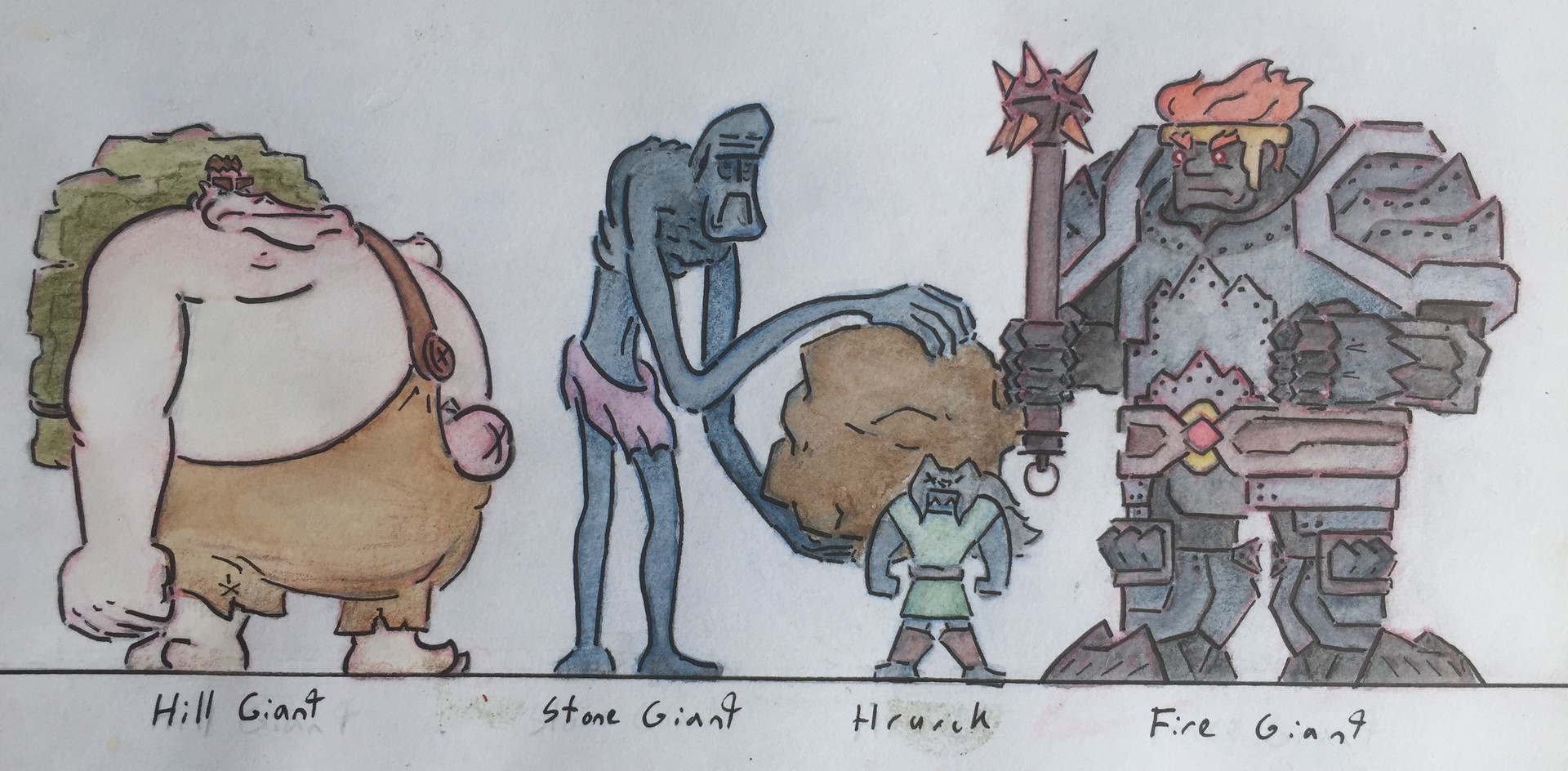 ArtStation - Giants Lineup