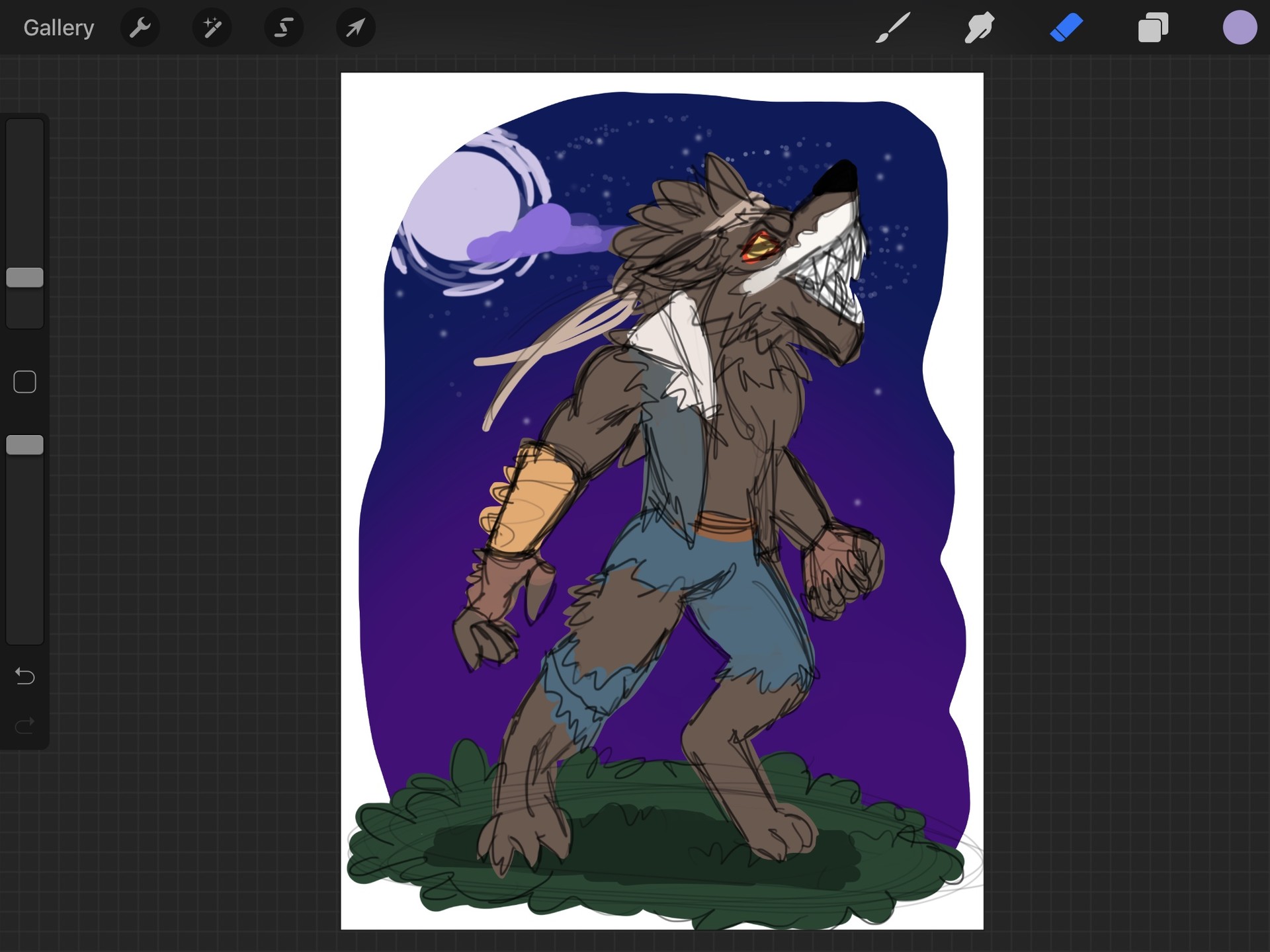 how to draw fortnite werewolf