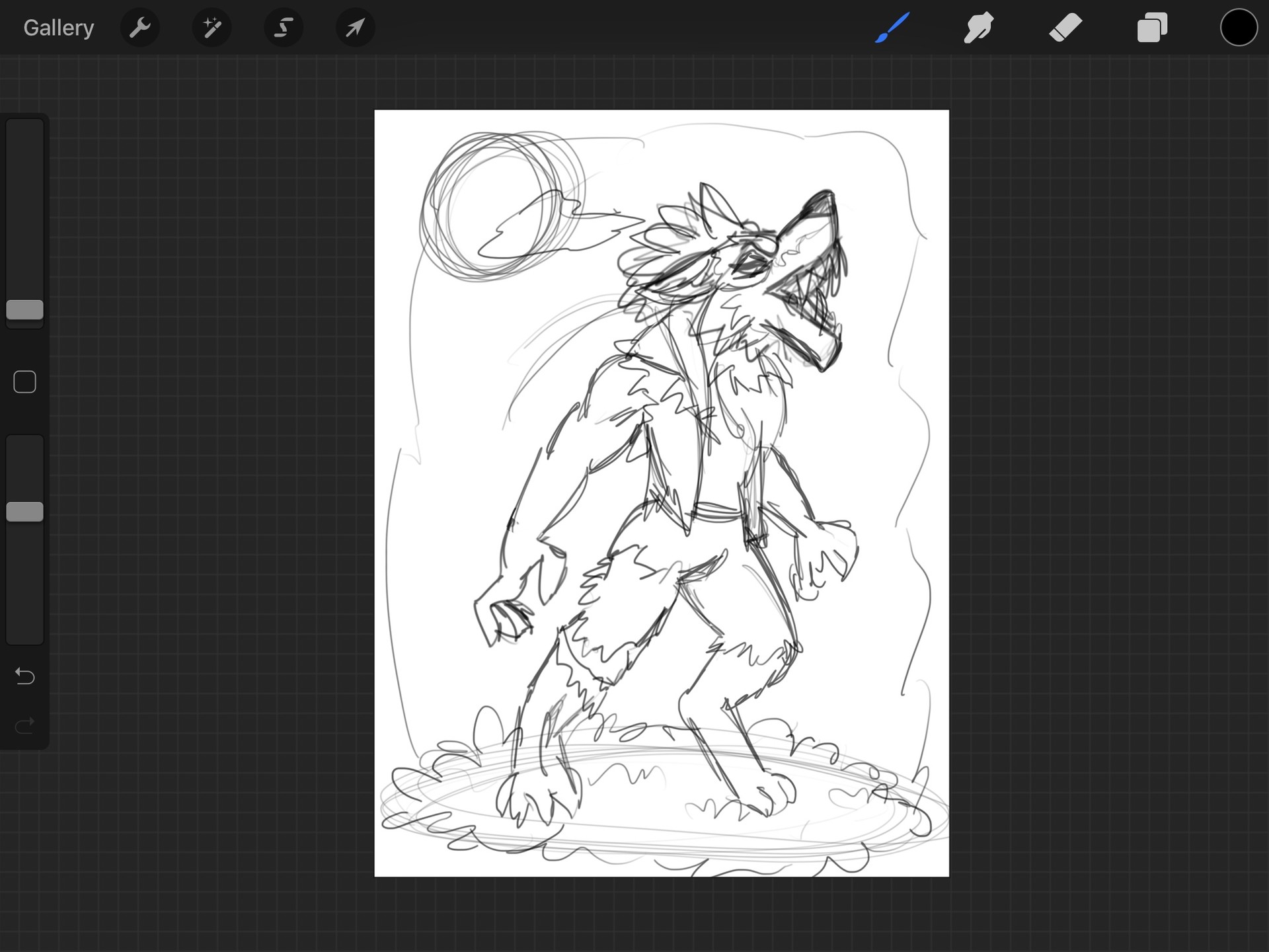 how to draw fortnite werewolf