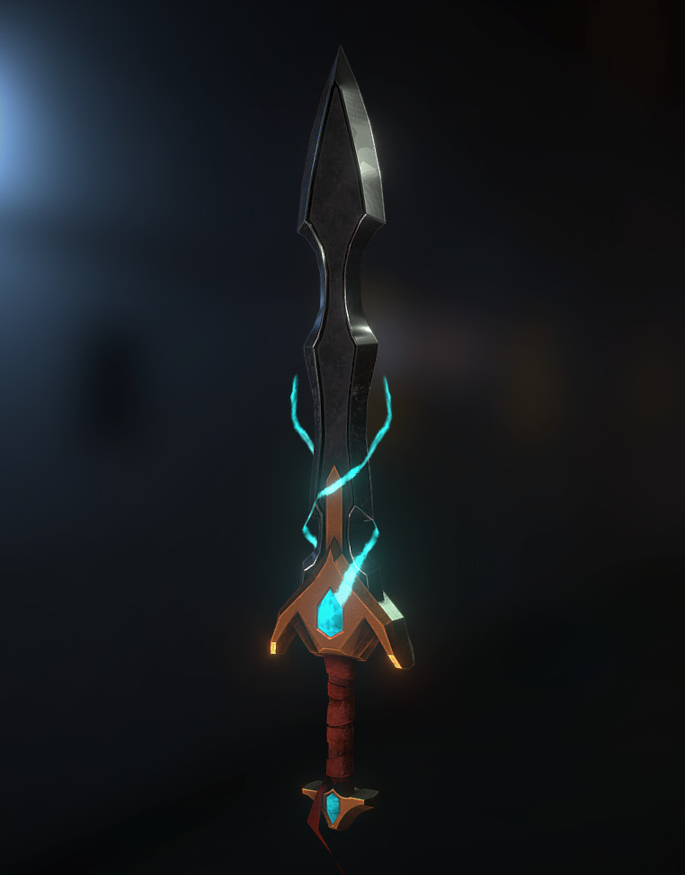 ArtStation - Enchanted Stylized Sword