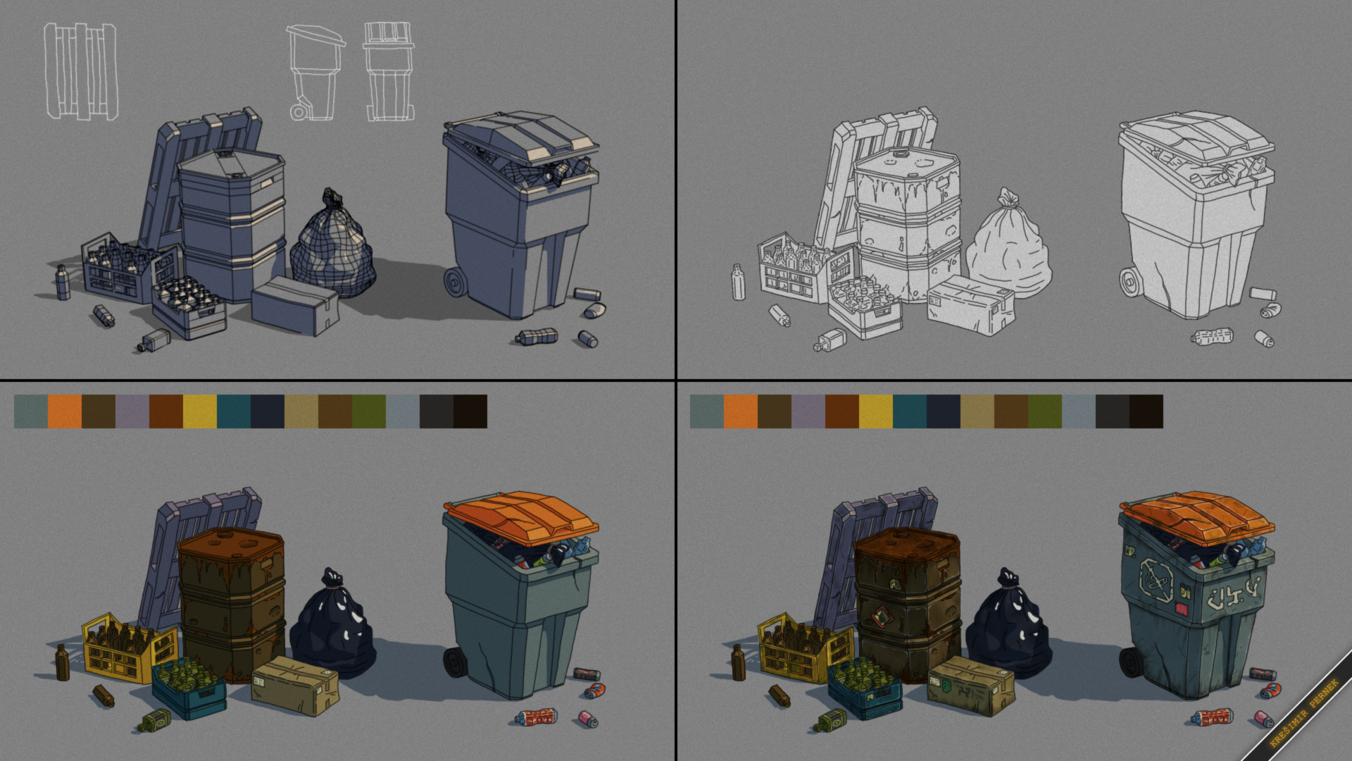 ArtStation - Trash concept