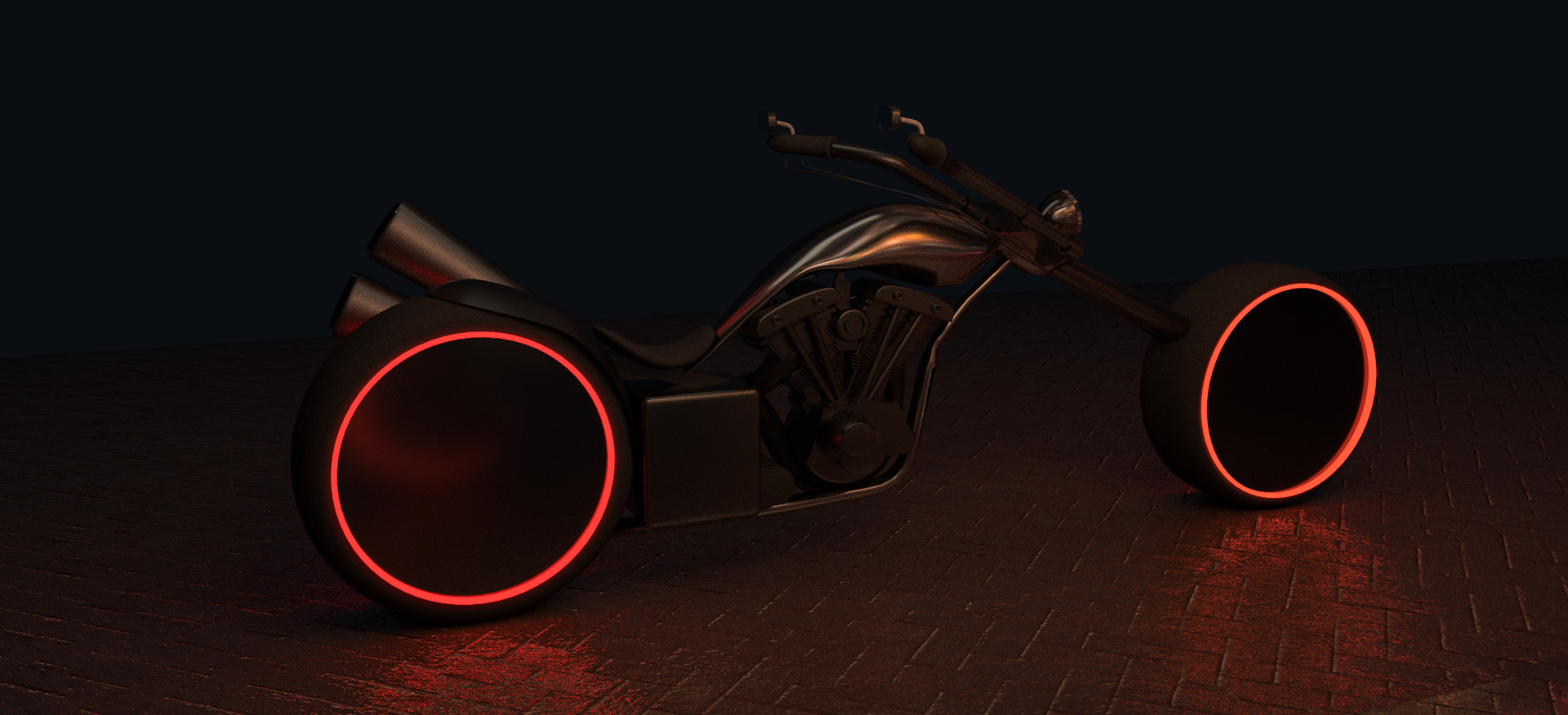 ArtStation - Try to reproduce - Cyber chopper