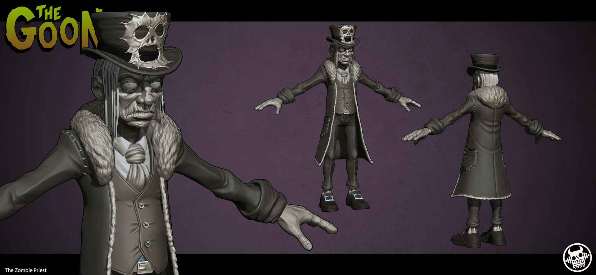 Romeo Boury - The Goon Fan art: The Zombie Priest